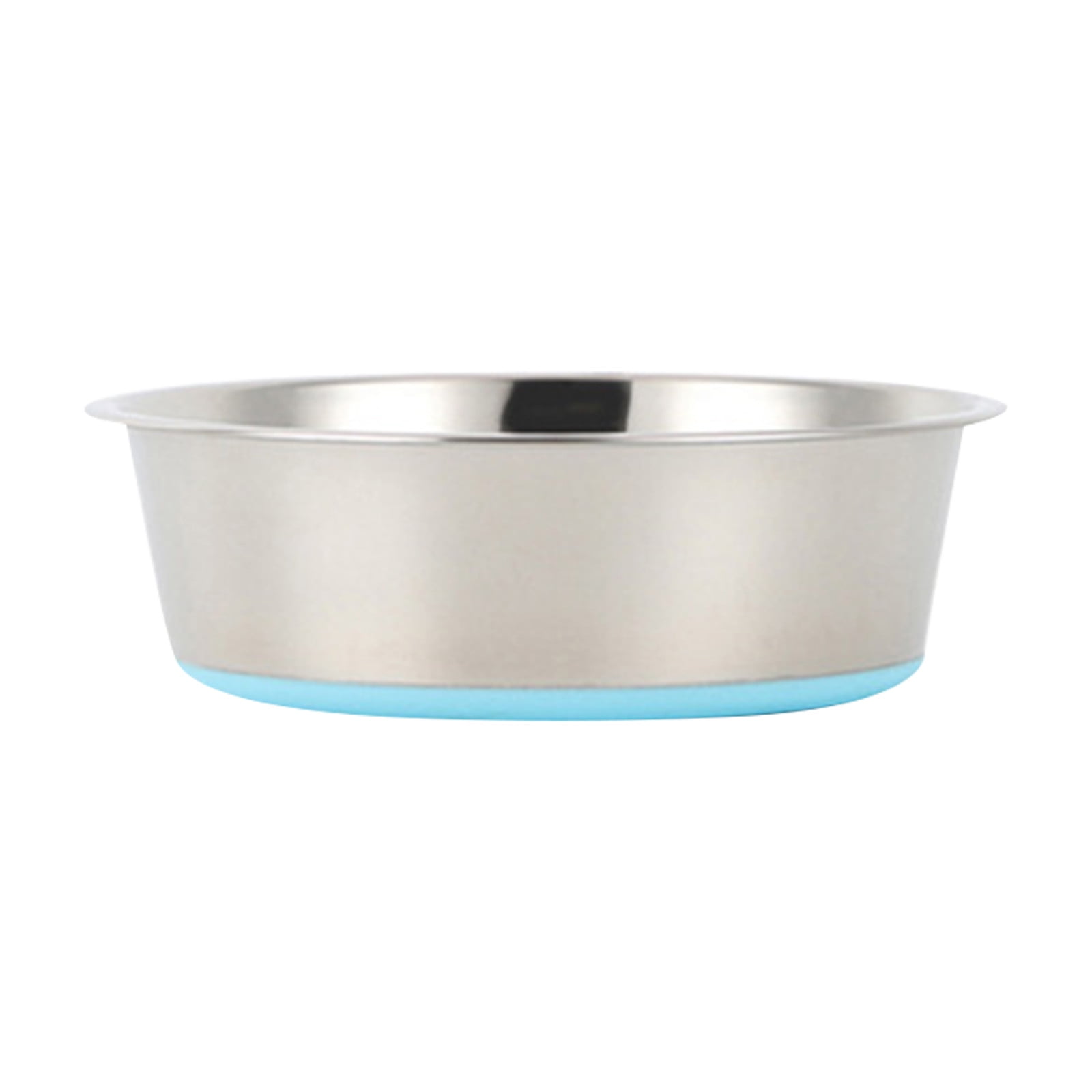 LUCKYLTT Pet Premium Rubber Bonded Stainless Steel Cat Dish, 12 Oz ...