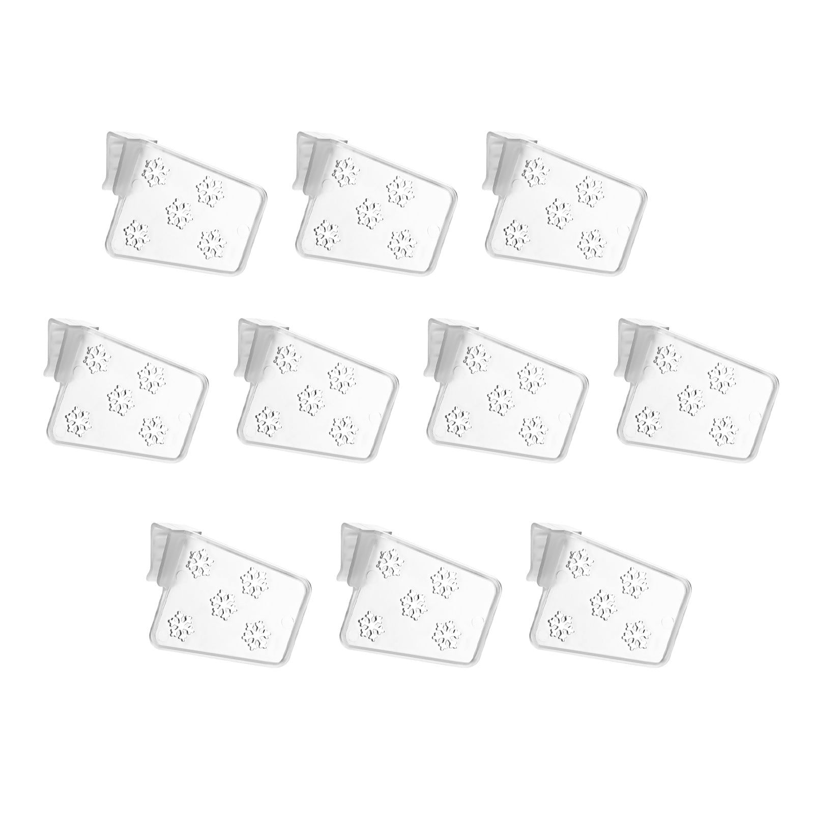 LUCKYLTT1 10-Pack Clear Adhesive Cable Clips, Self-Adhesive Cord ...