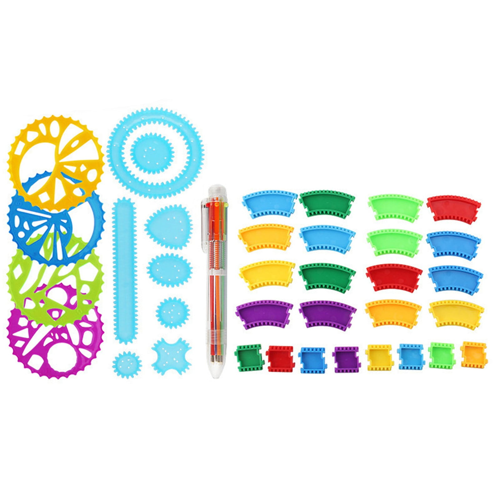 LUCKYLTT1 Geometry Drawing Stencils Set Painting Template Art Crafts ...