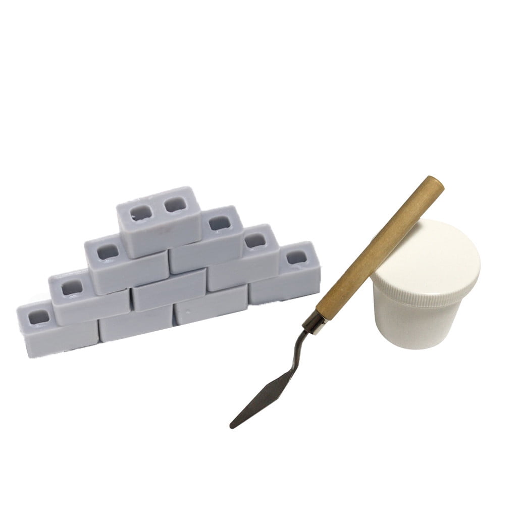 LUCKYLTT1 NEW Mini Cement Bricks And Mortar Let You Build Your Own Wall ...