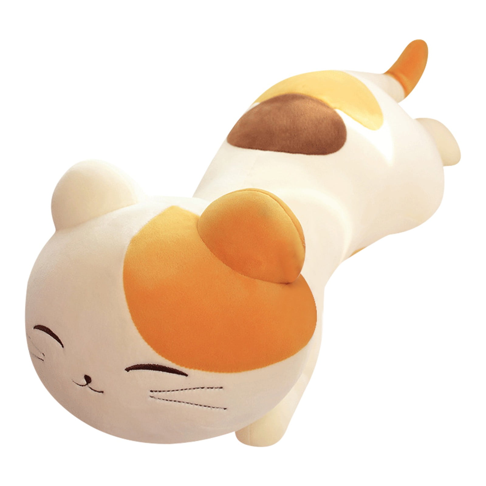 LUCKYLTT1 Soft Plush Cat Pillow Cute Calico Cat Plushie for Kids and ...