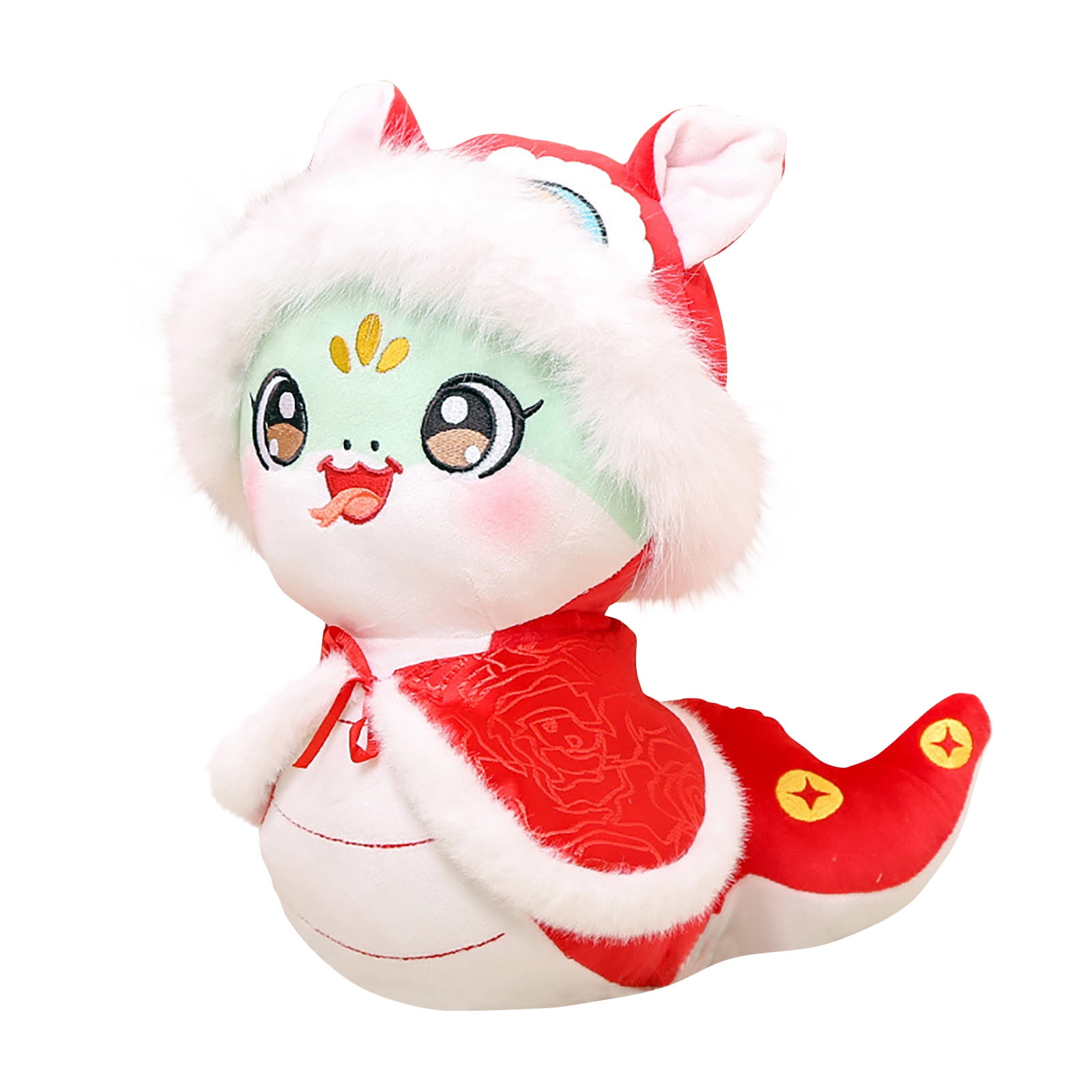 LUCKYLTT1 The Snake Stuffed Animal, Chinese Zodiacs Snake Plush,The ...