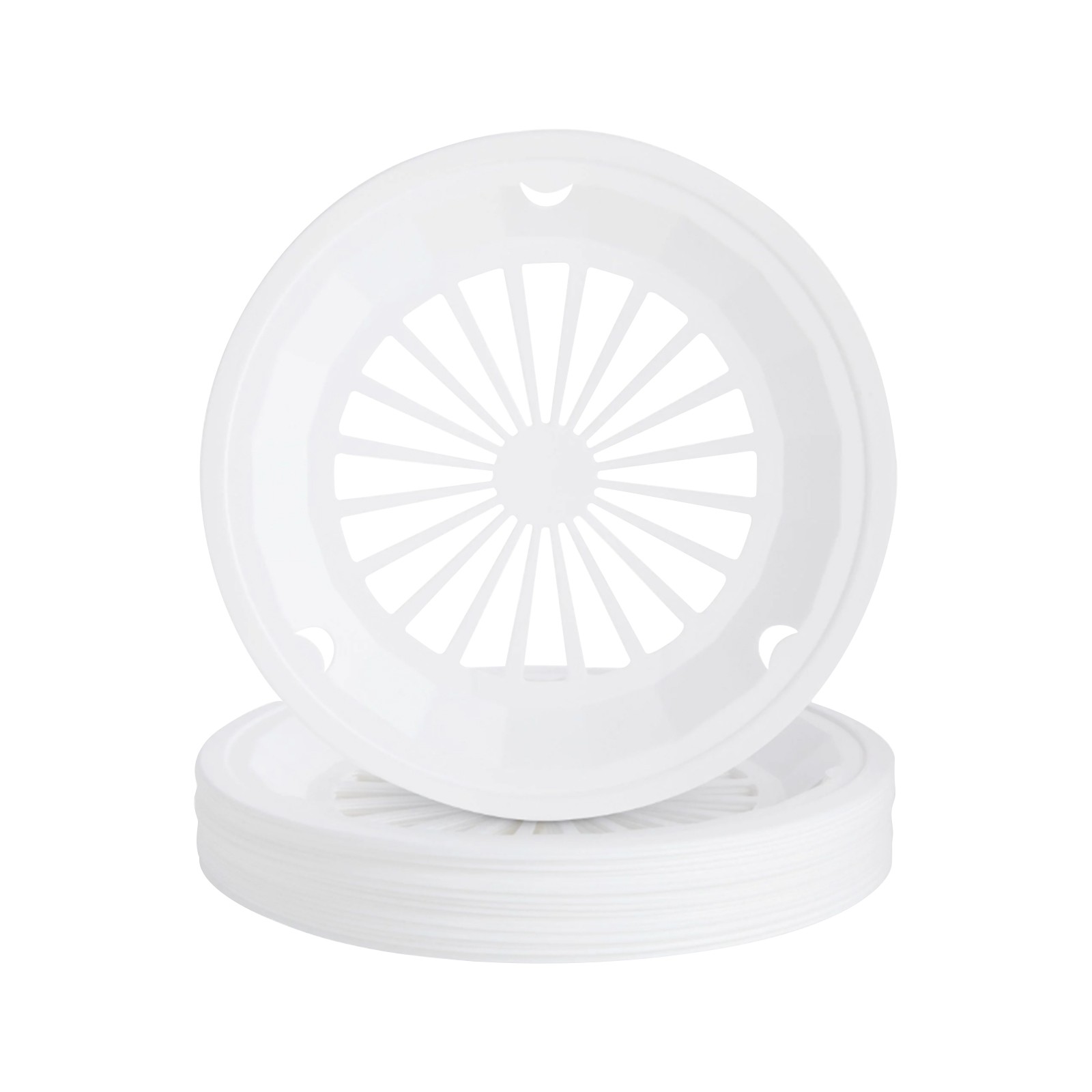LUCKYM A Set Of 20 Reusable Plastic Paper Plate Holders That Can Hold 9 ...