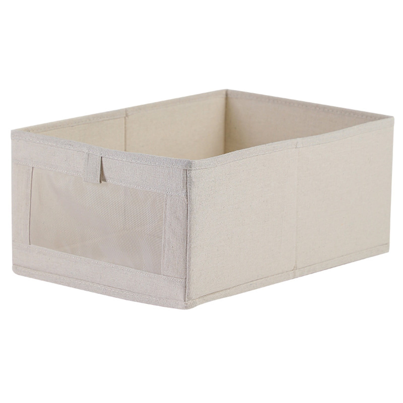 LUCKYM Fabric Window Cotton And Linen Storage Box Wardrobe Storage And ...