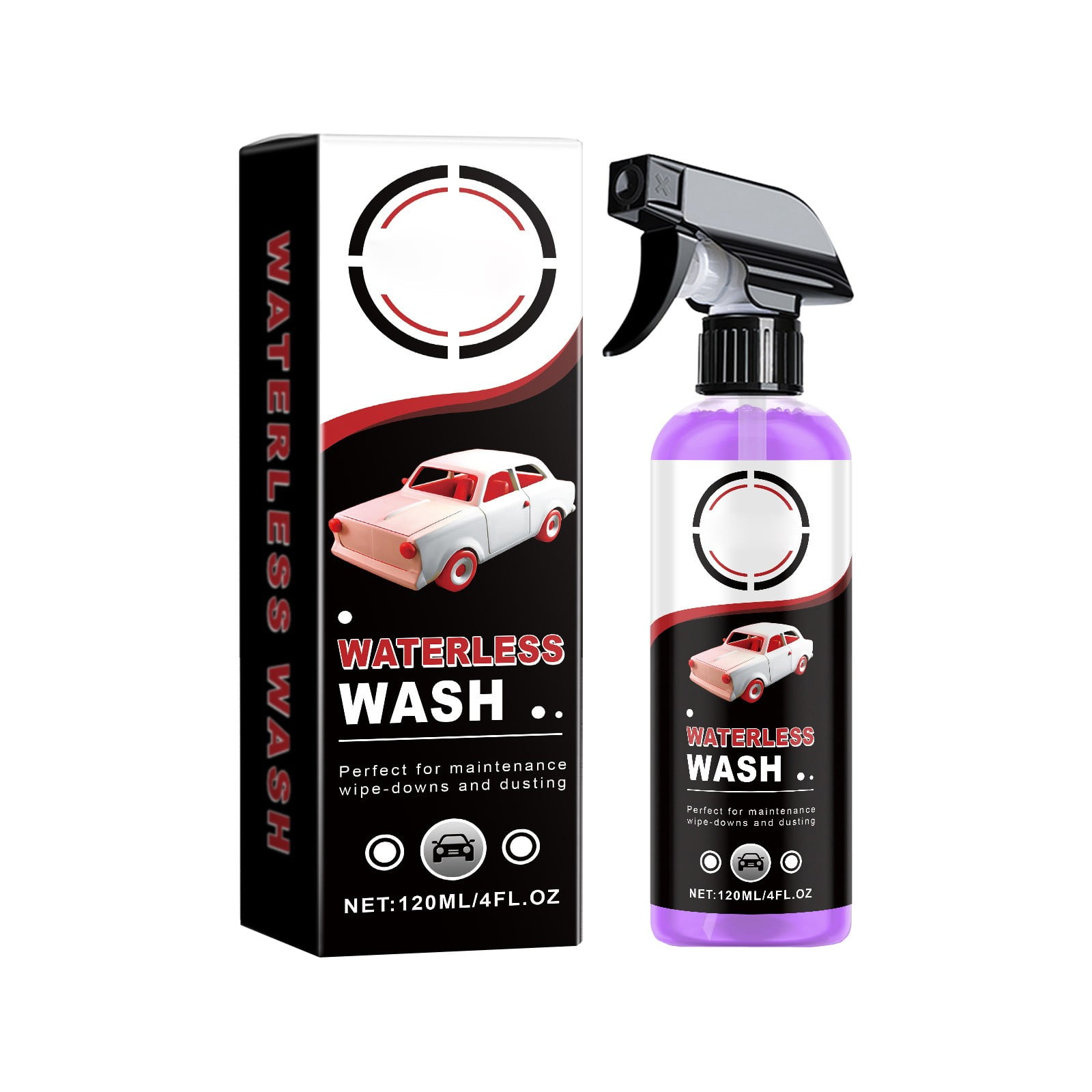 LUCKYTMY Premium Waterless Car Wash Spray Eco-Friendly, Quick & Easy Cleaning Solution for Cars ...