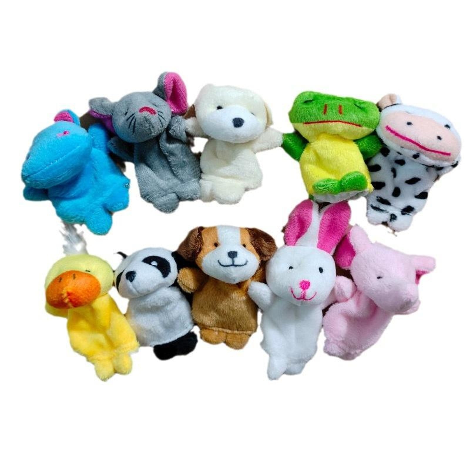 LUCKYXTT 10-Piece Animal Finger Puppets Set for Kids | Interactive ...