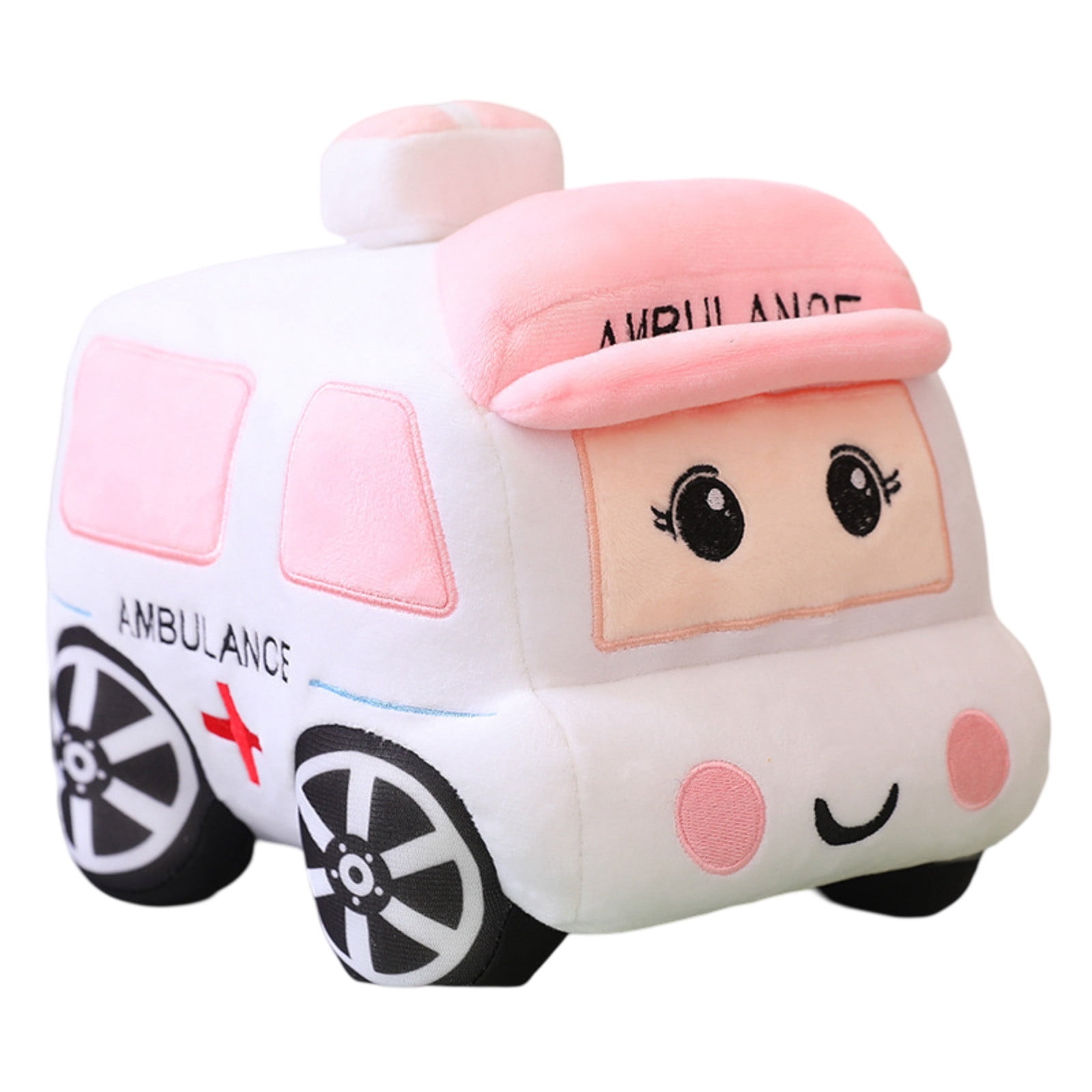 LUCKYXTT Adorable Plush Red Toy Car for Kids Soft and Cuddly Stuffed ...