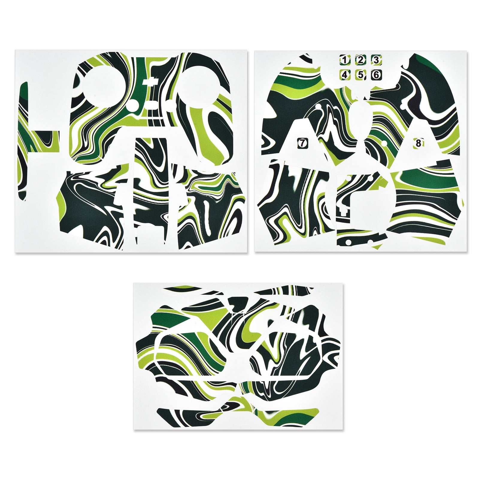 LUCKYXTT Body PVC Sticker Skin Protective Film Remote Control Protector ...