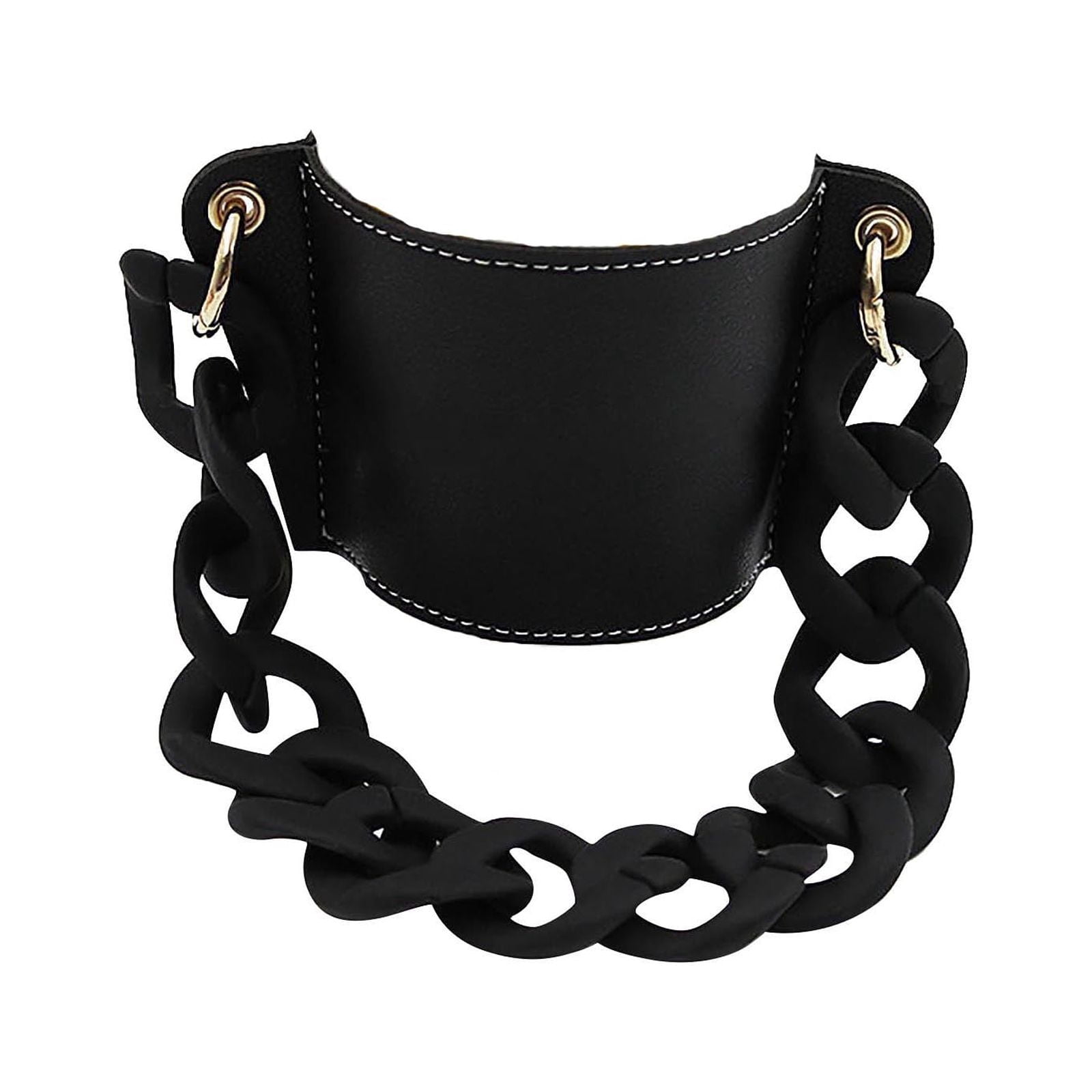 LUCKYXTT Chain Coffee Cups Sets Hand Held Glass Cup Holder Tumbler ...