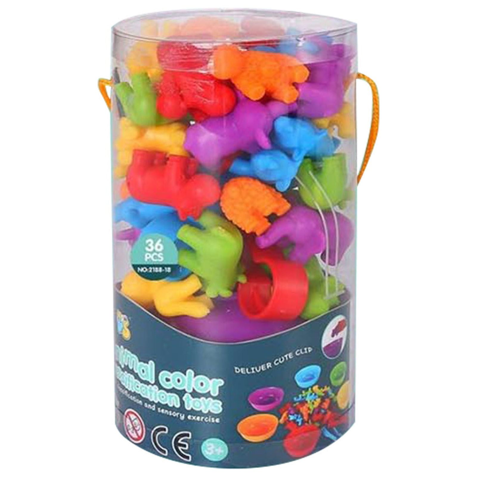 LUCKYXTT Color Sorting And Counting Animals Toys For Toddlers 3 5 4 ...