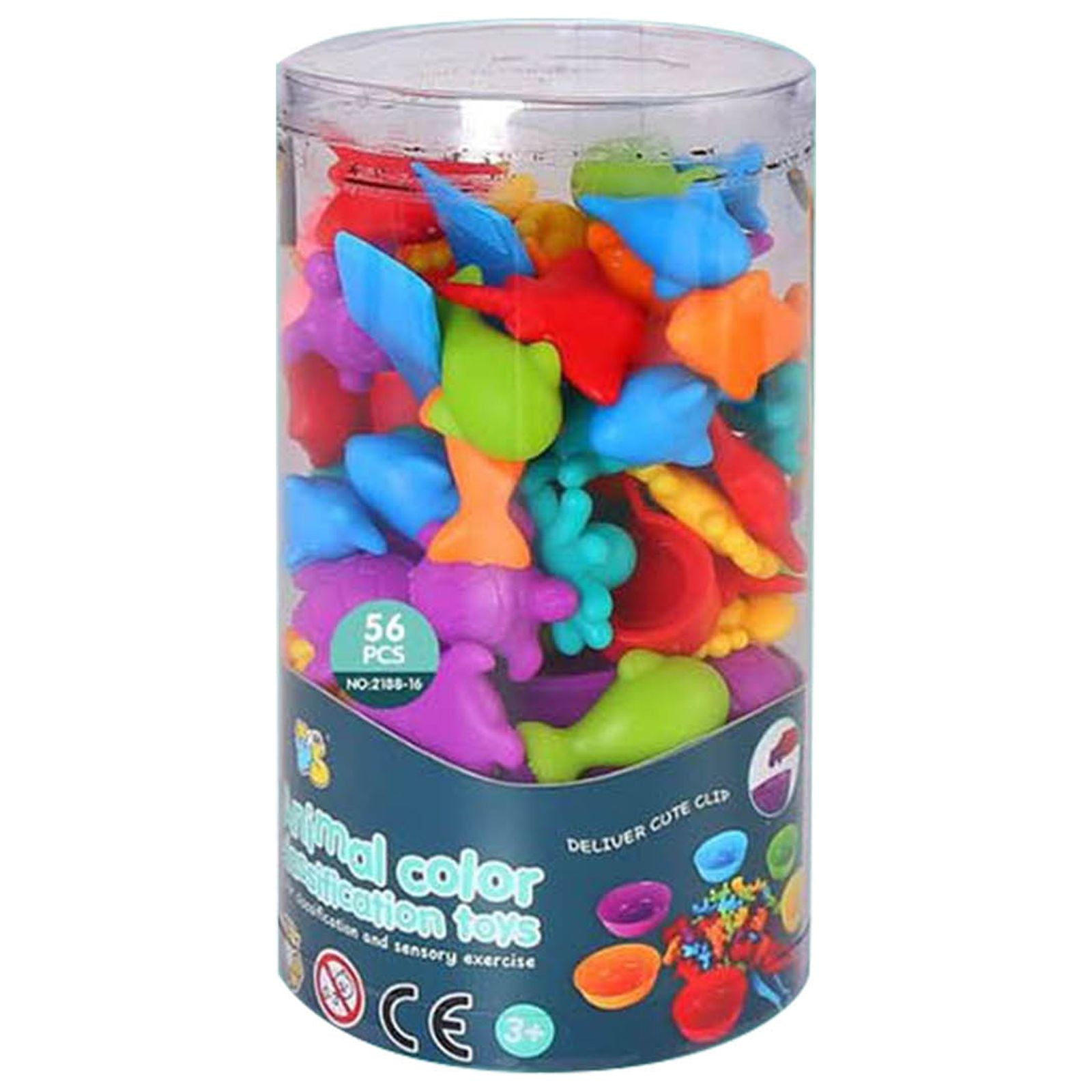 LUCKYXTT Color Sorting And Counting Animals Toys For Toddlers 3 5 4 ...