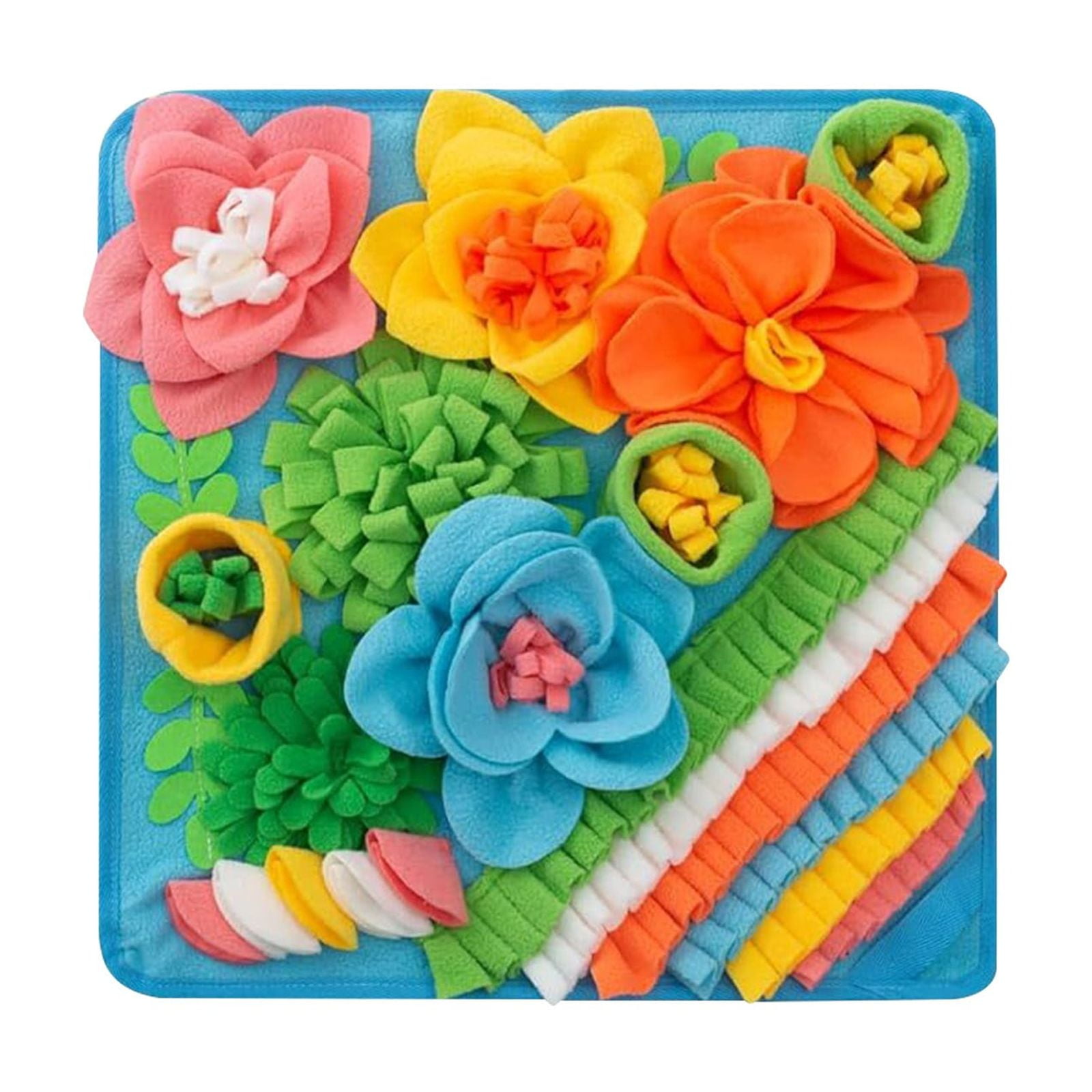 LUCKYXTT Colorful Felt Flower Playset for Kids Creative Sensory Toy for ...