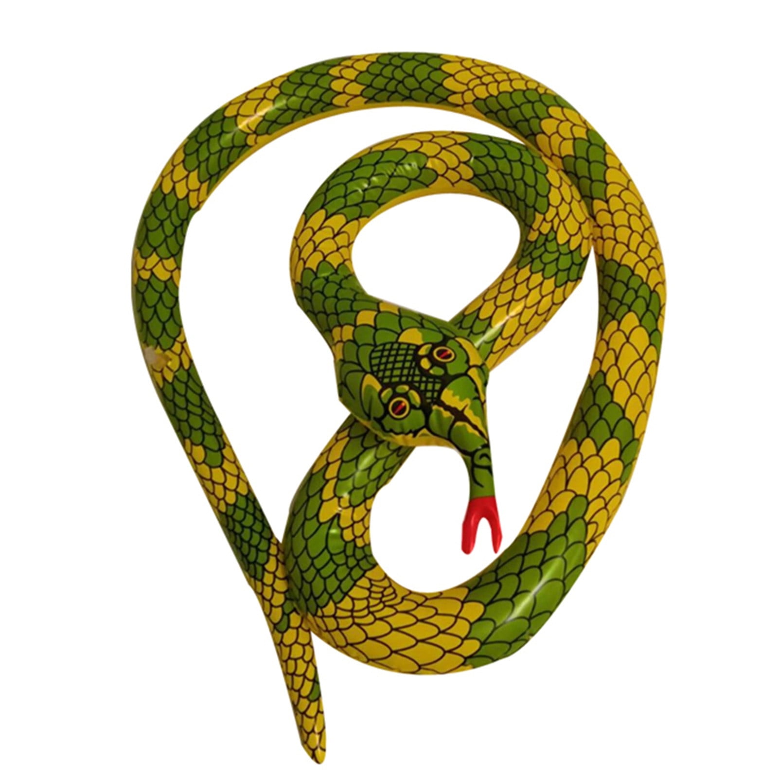 LUCKYXTT Inflatable Snake, Fake Snake Animal Pool Floats Blow Up Snakes ...