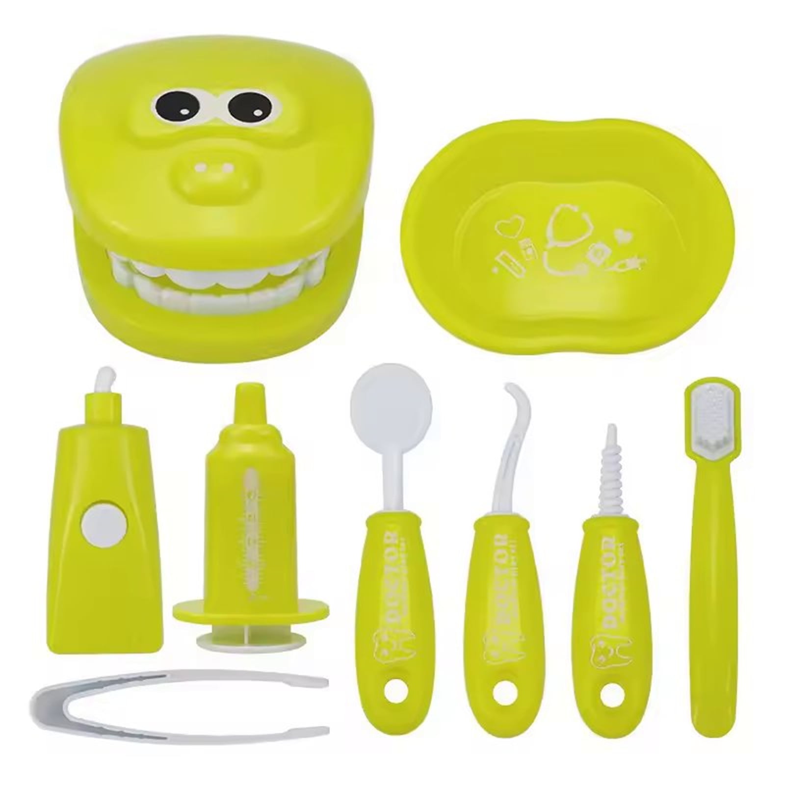 LUCKYXTT Kids Dental Care Playset with Teeth Model, Dentist Tools Kit ...