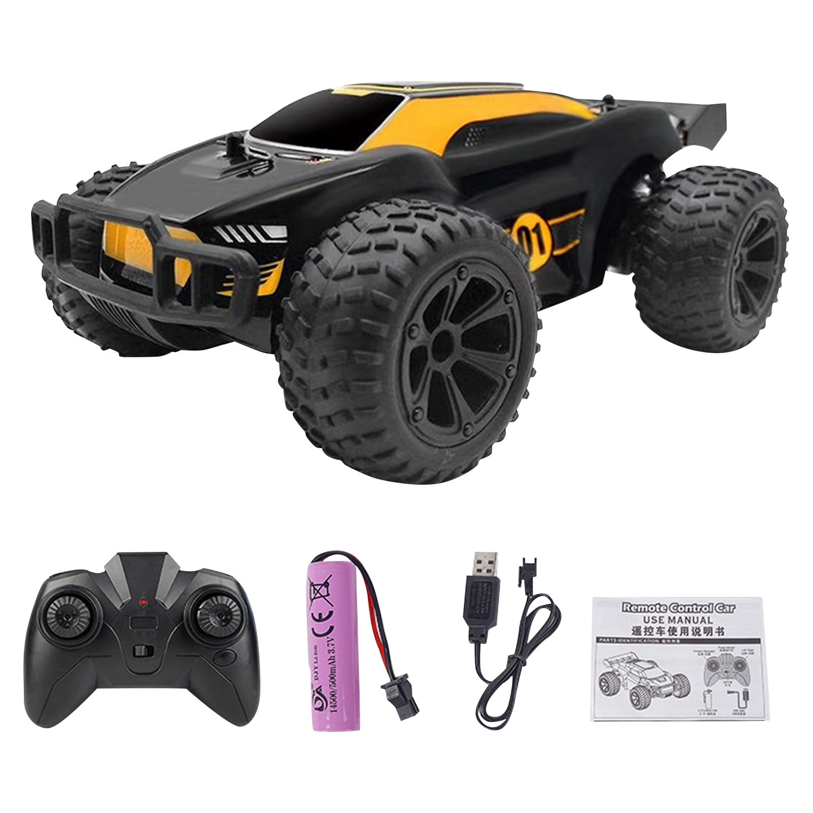 LUCKYXTT Large Remote-controlled Off-road Vehicle Charging Electric Car ...