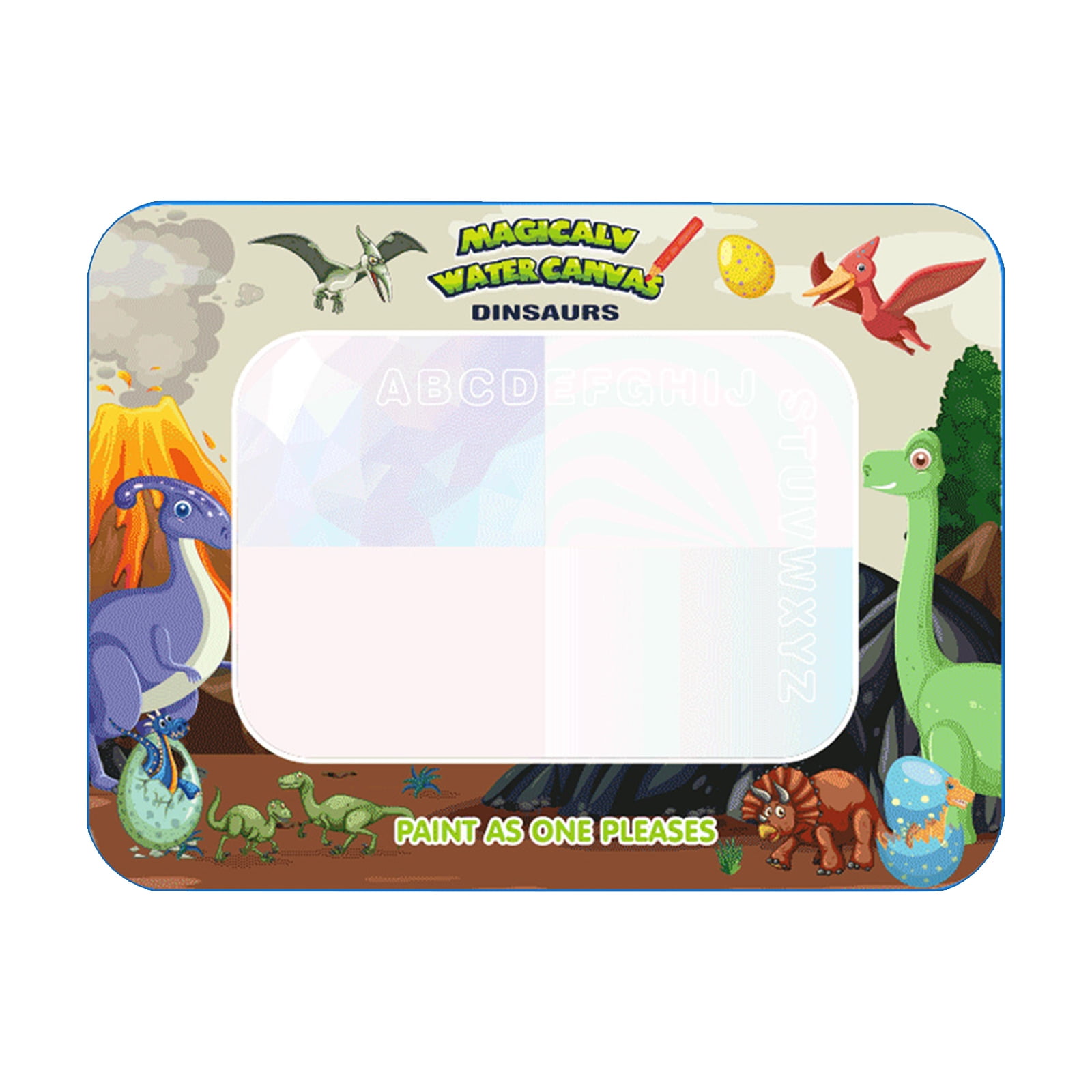 LUCKYXTT Magical Water Canvas for Kids Reusable Doodle Mat with Marine ...