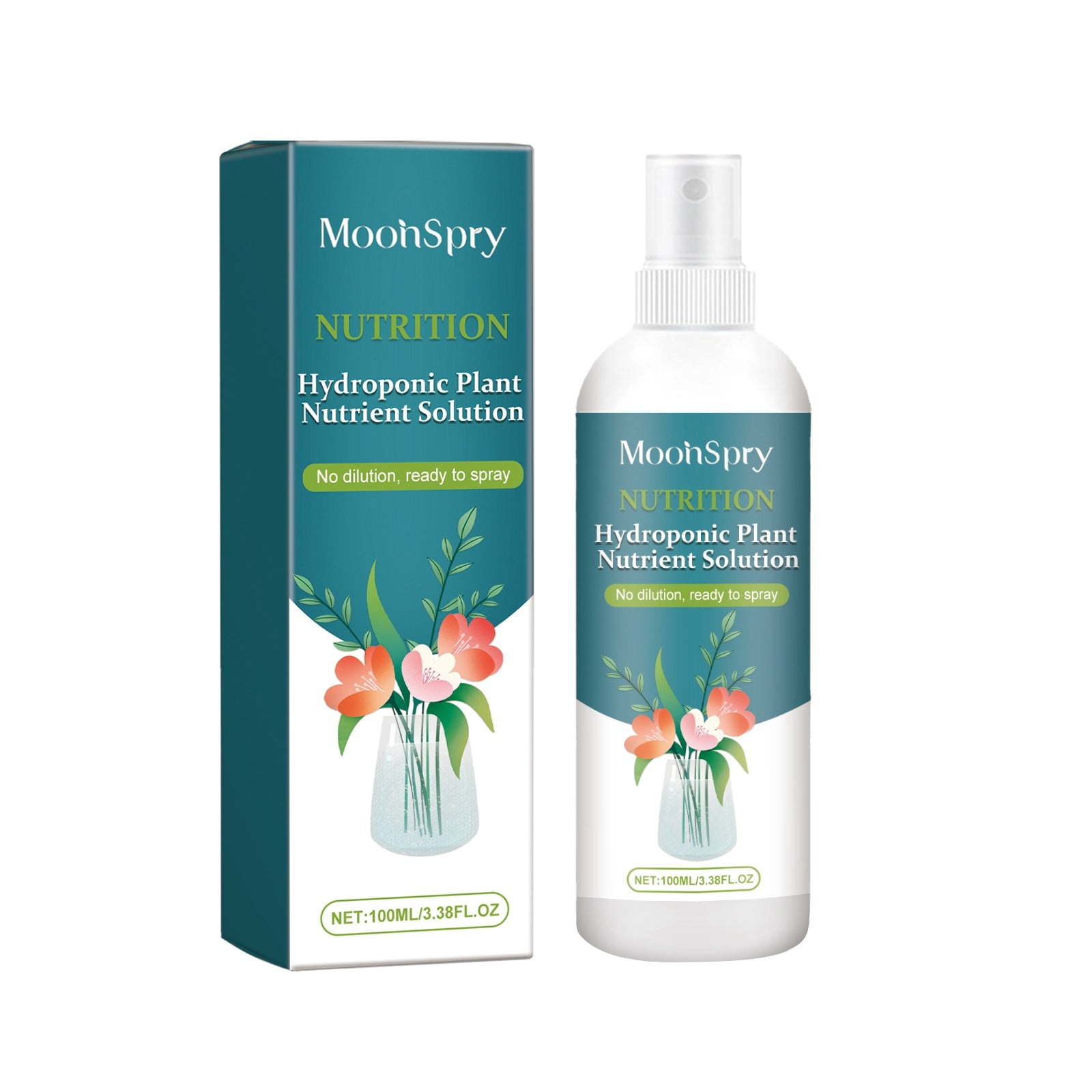 LUCKYXTT MoonSpry Hydroponic Plant Nutrient Solution, Ready-to-Use ...