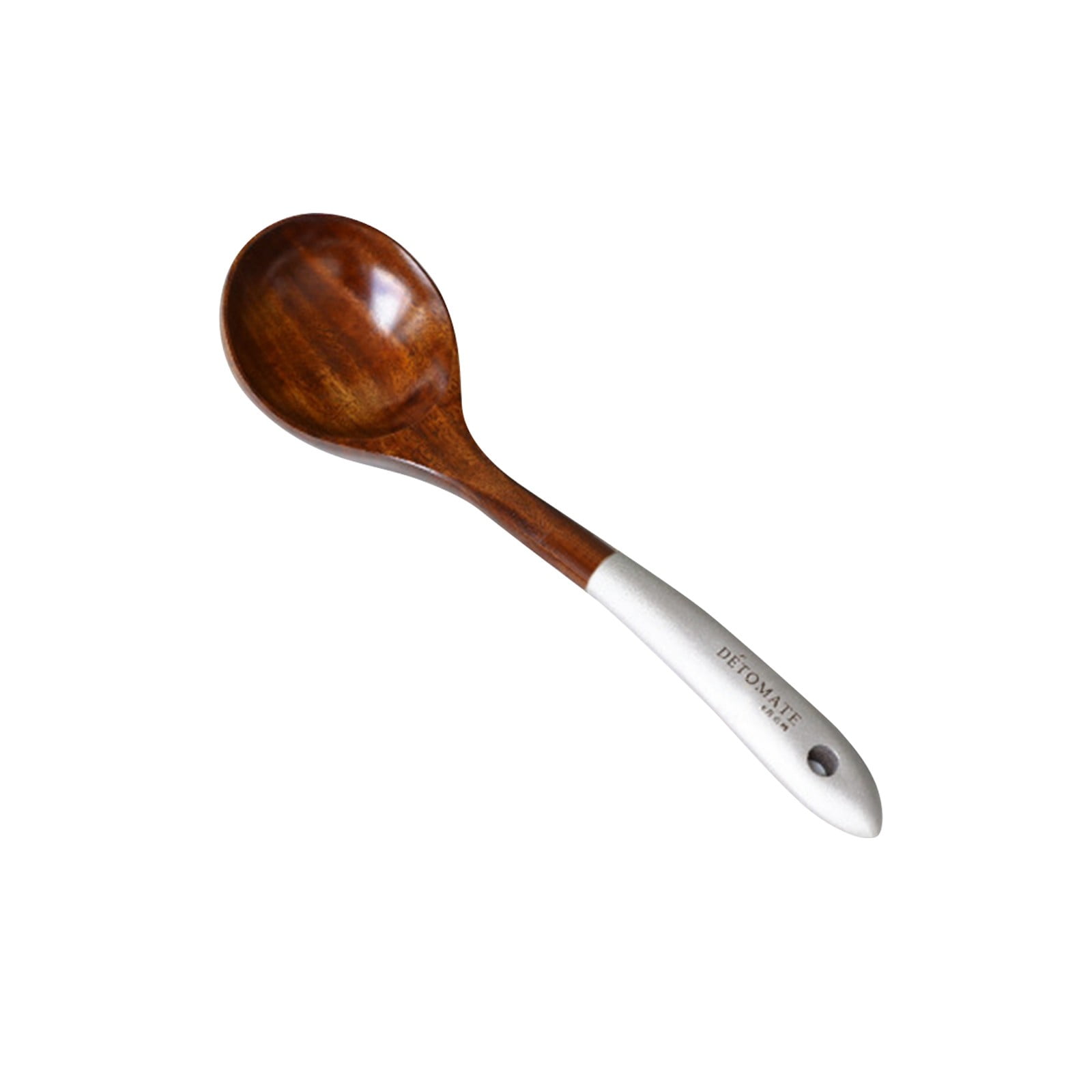 LUCKYXTT Premium Wooden Rice Paddle Spoon with Ergonomic Handle Ideal ...