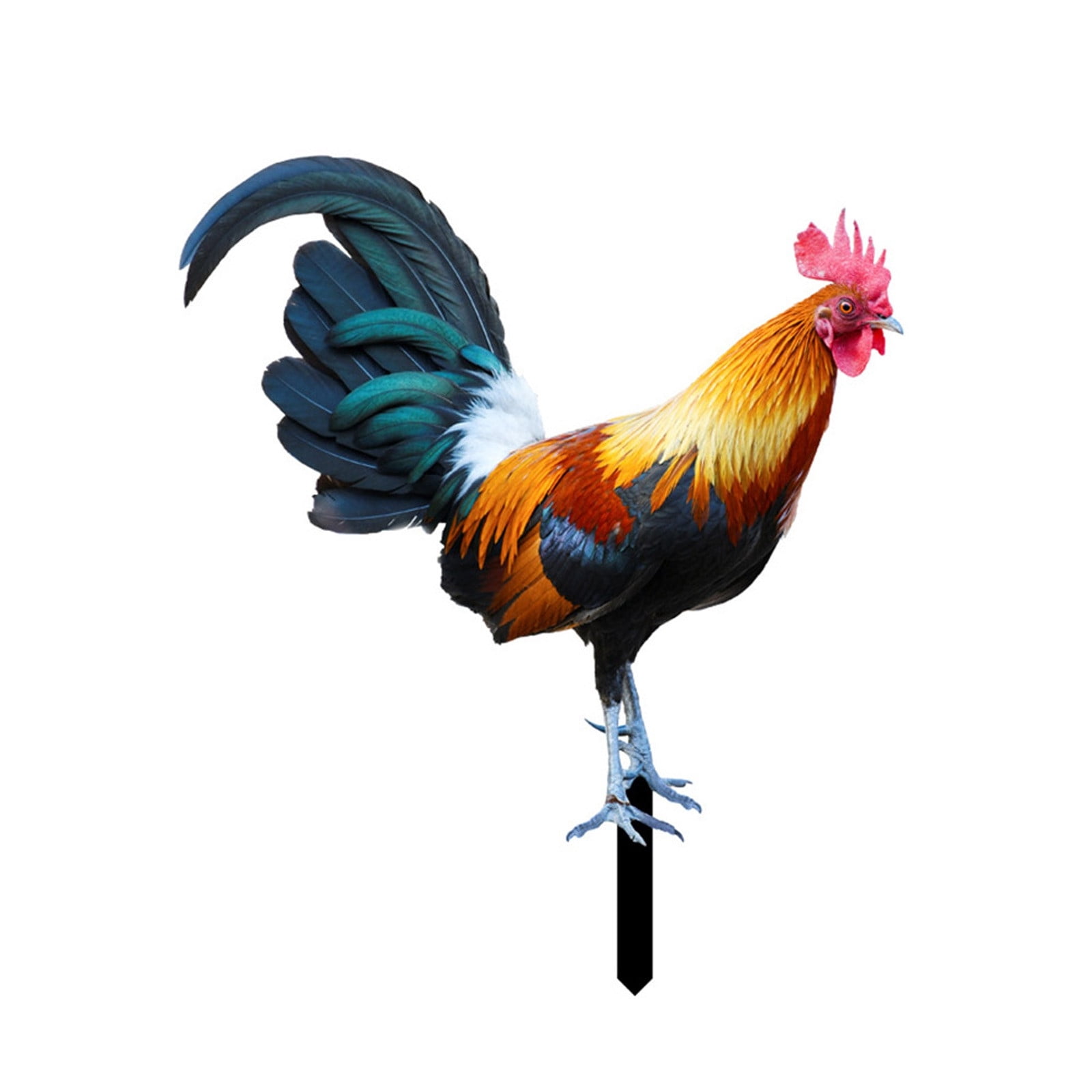 LUCKYXTT Realistic Chicken Statues,Acrylic Rooster Animals Stakes ...