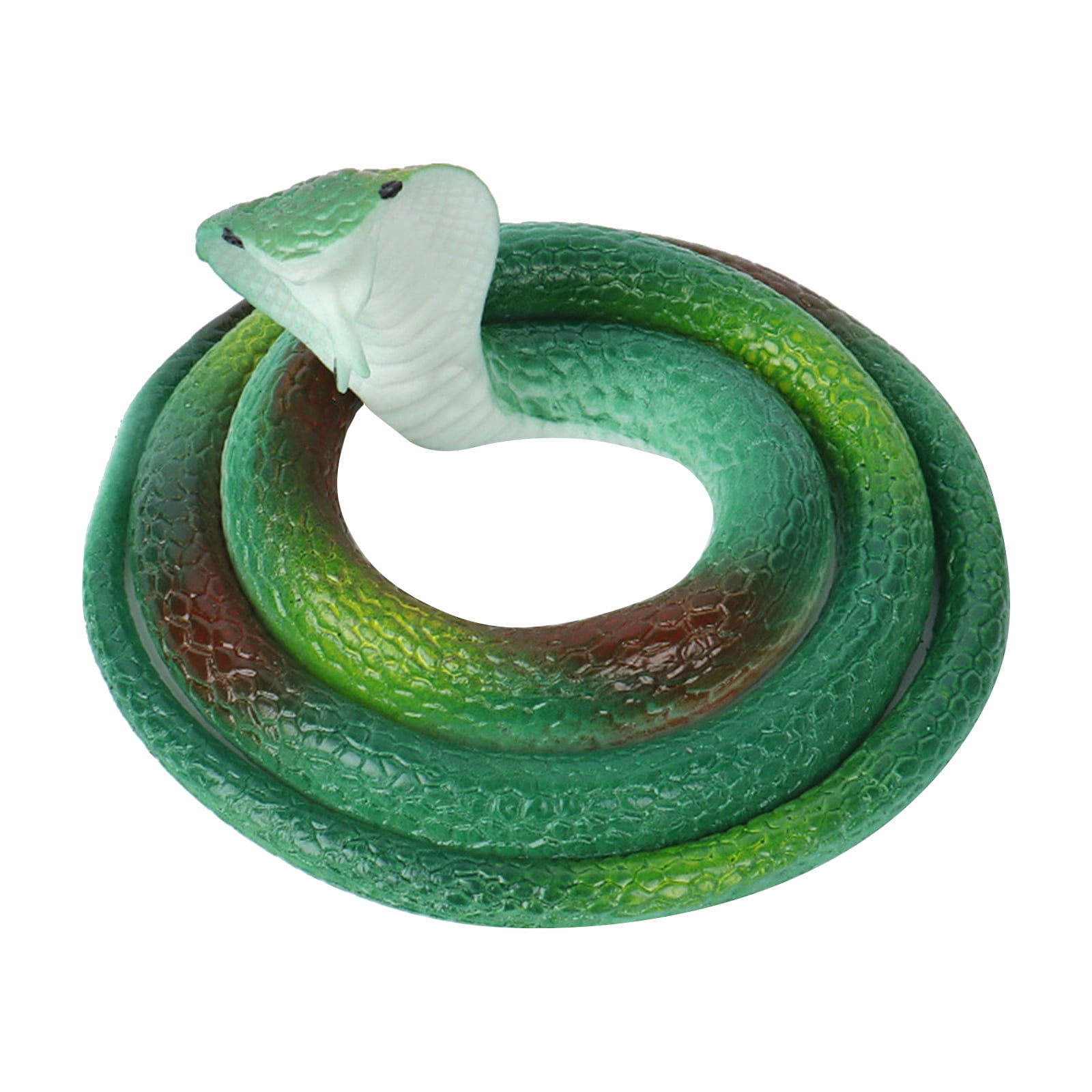 LUCKYXTT Rubber Snakes To Keep Birds Away Realistic Fake Rubber Snake ...