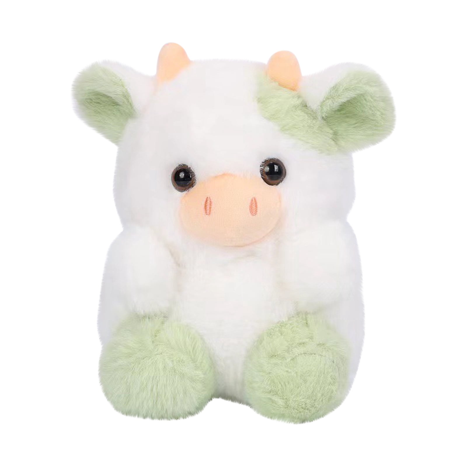 LUCKYXTT Sitting Cow Strawberry Doll Cow Plush Toy Cute Desktop ...