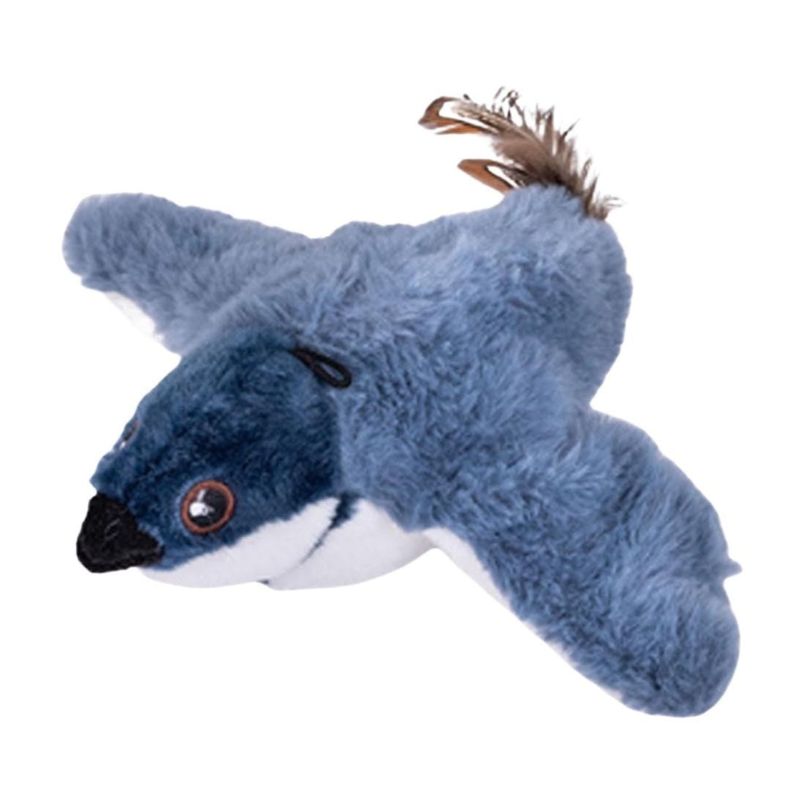 LUCKYXTT Soft Plush Blue Bird Toy for Kids Realistic Design, Safe ...