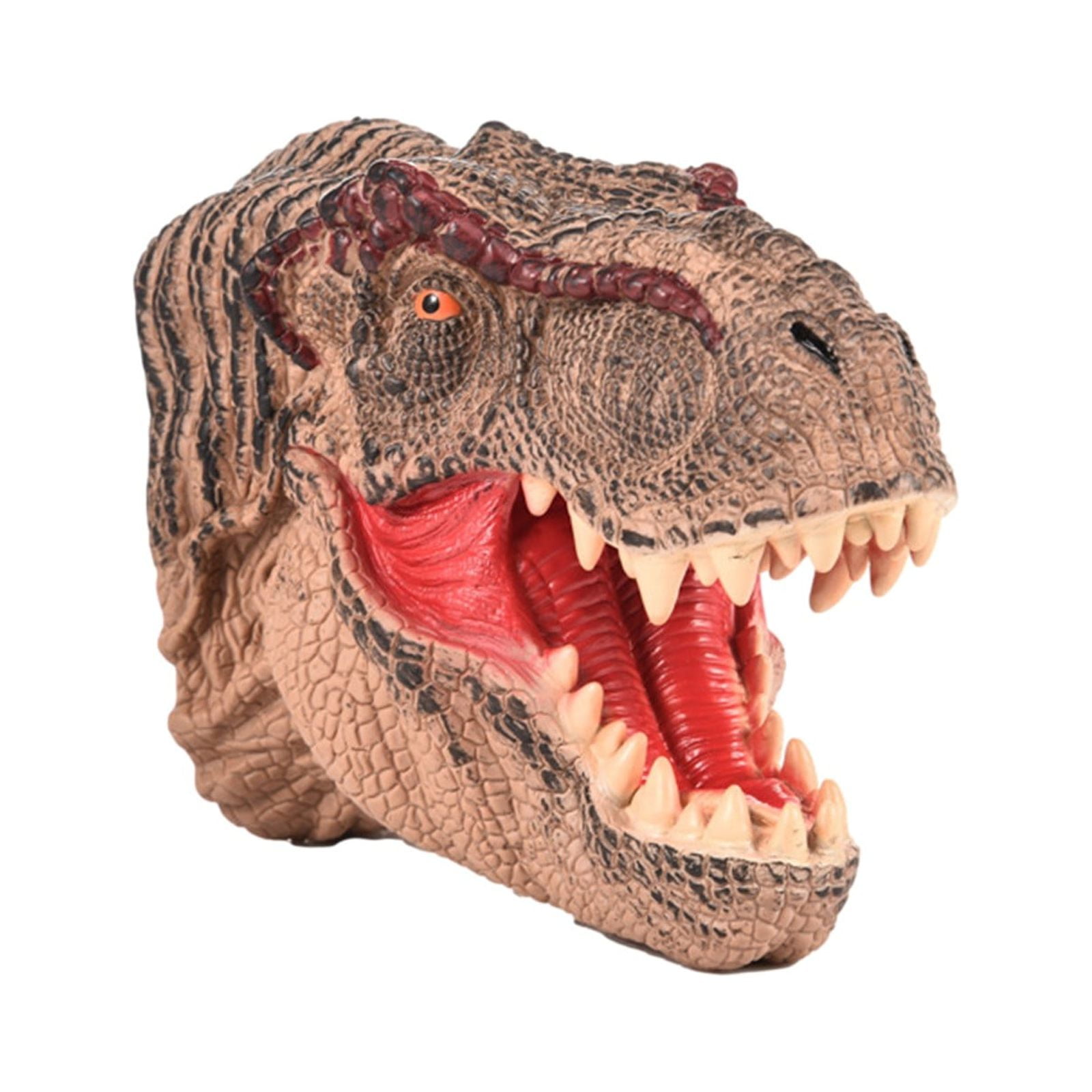 LUCKYXTT Soft Rubber Dinosaur Puppet Set Dilophosaurus Children's Hand ...