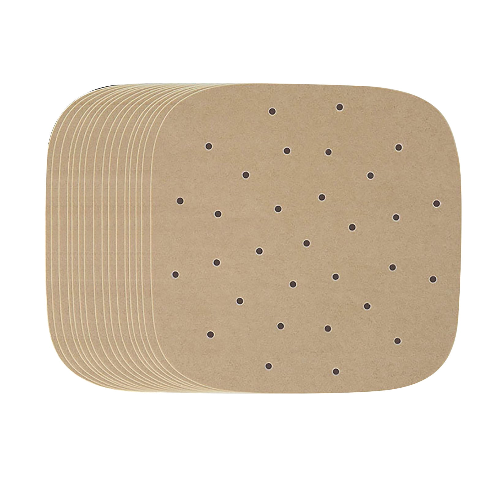 LUCKYXTT Square Fryer Parchment Paper Liners 200Pcs Perforated ...