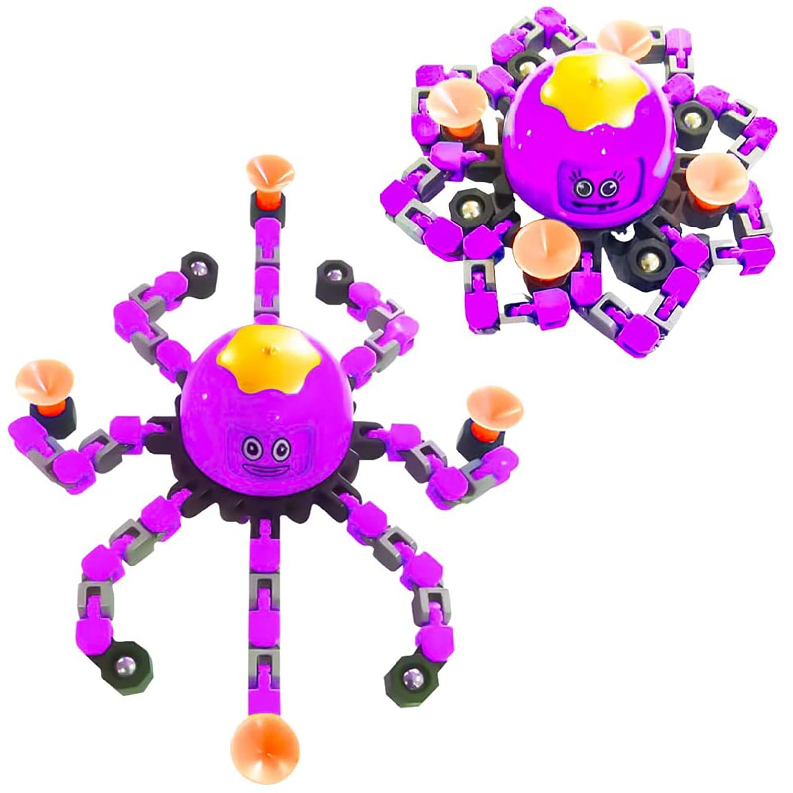 LUCKYXTT Transformable Spinners Fingertip Spin Top 360°Adjustable Chain ...