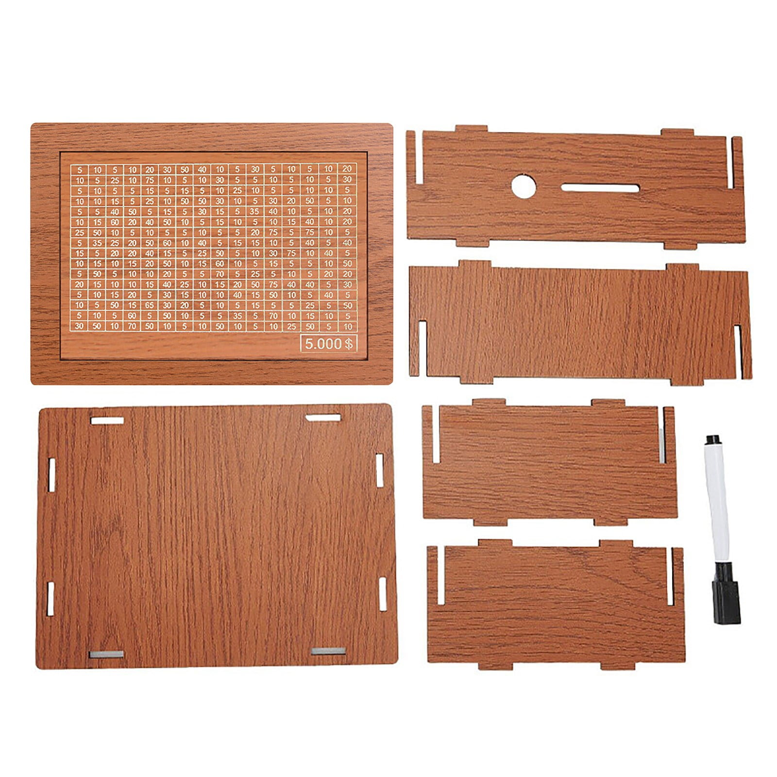 LUCKYXTT Wooden Montessori Hundred Board Math Game for Kids Educational ...