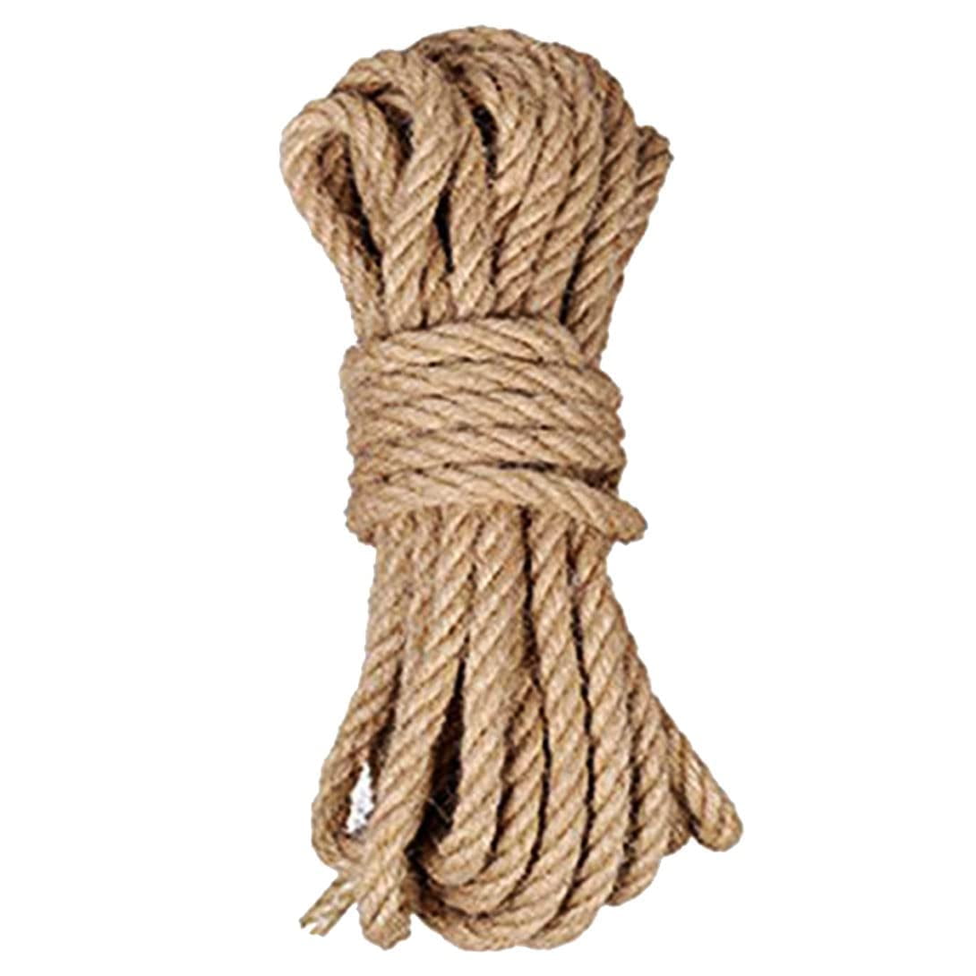 LUCRE Natural Jute Thread 3 Ply Cord Thick 10 mm Length 33 Feet Model ...