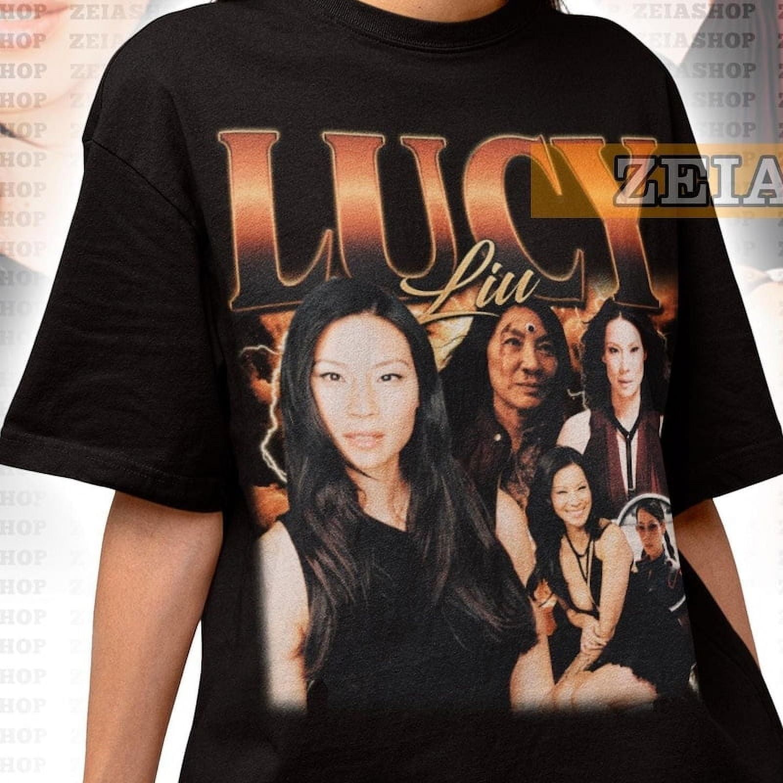 LUCY LIU Retro 90s Shirt - Lucy Liu Vintage Tee - Lucy Liu Sweatshirt ...