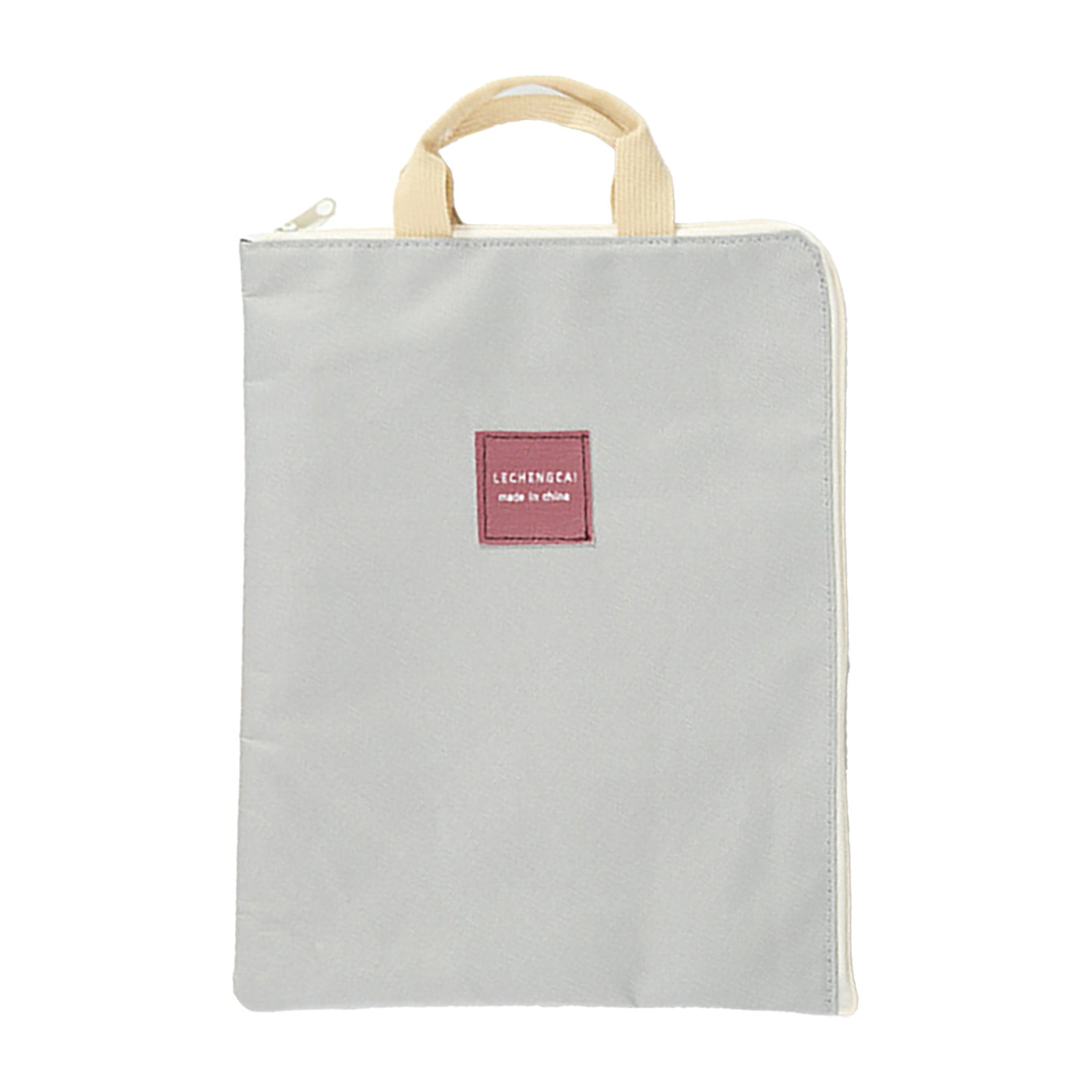 LUDJSKZ 3 prong folder plastic Zipper Multifunctional Multilayer File ...