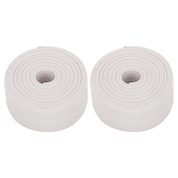 LUDJSKZ Clearance 2 pcs Caulk Tape Waterproof Self Adhesive, 3.2" x 10. ...