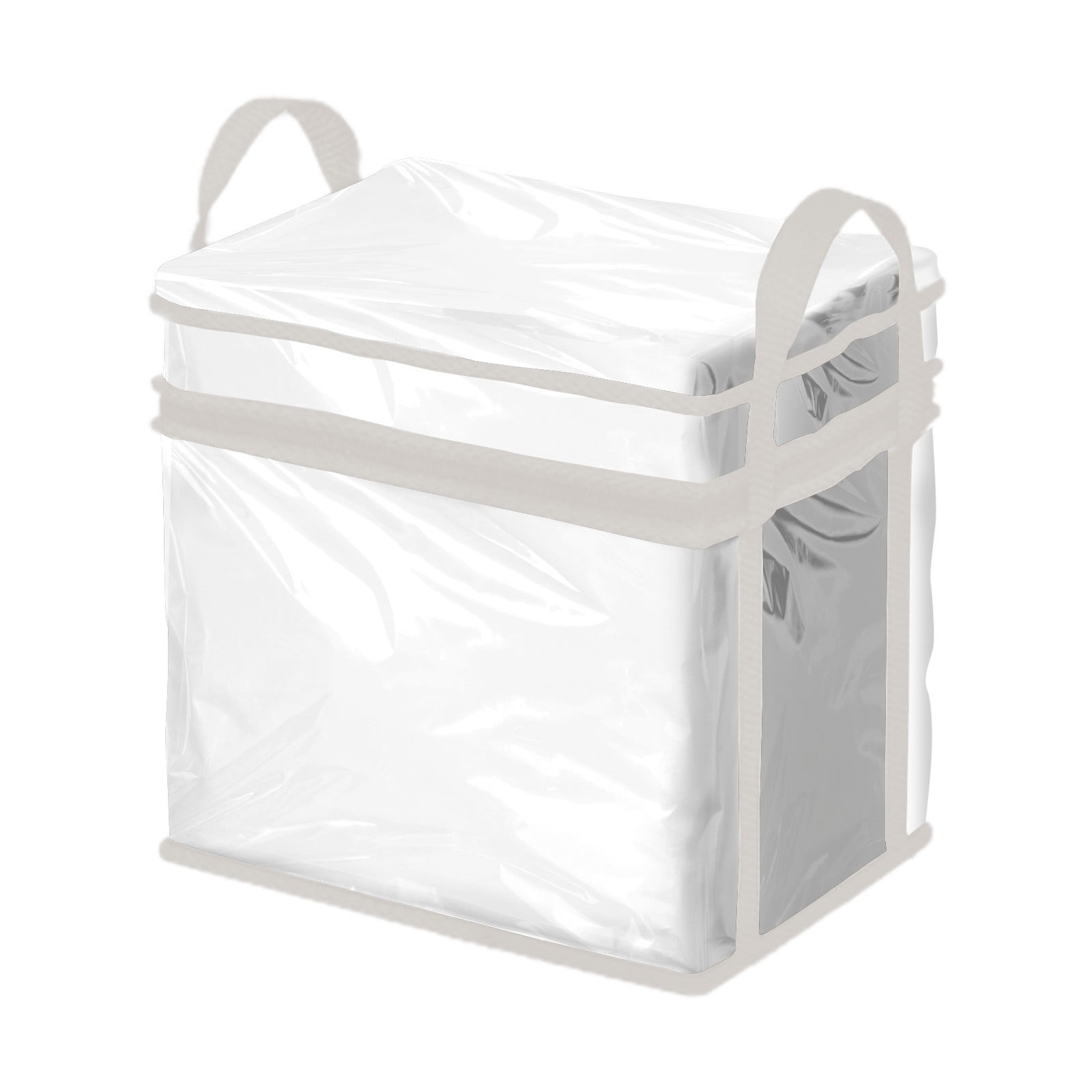 LUDJSKZ Clearance Transparent Storage Box Student Book Storage Bag ...