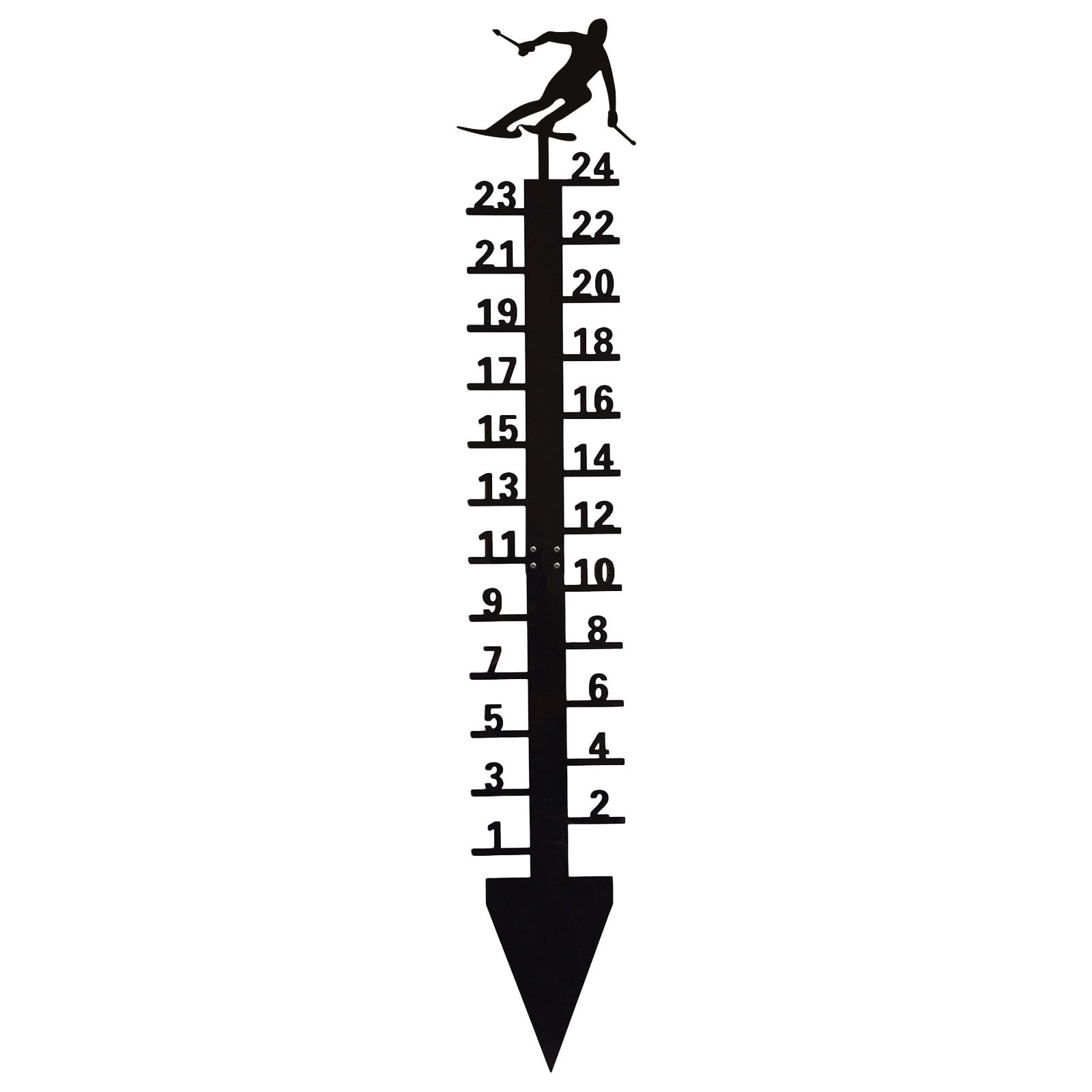 LUDJSKZ Hot Sale Measuring ToolsSnow Garden Metal Snow Ruler Snow ...