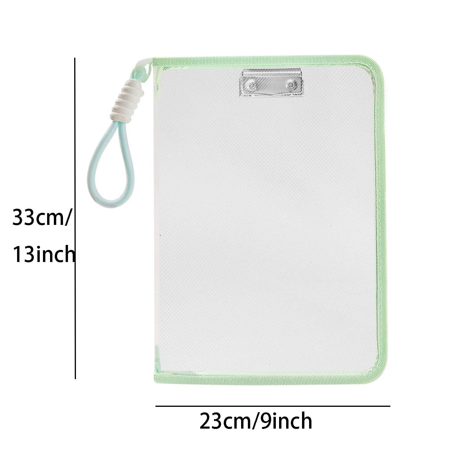 LUDJSKZ craft supplies Mesh File Bags with Zipper and Handle Clear File ...