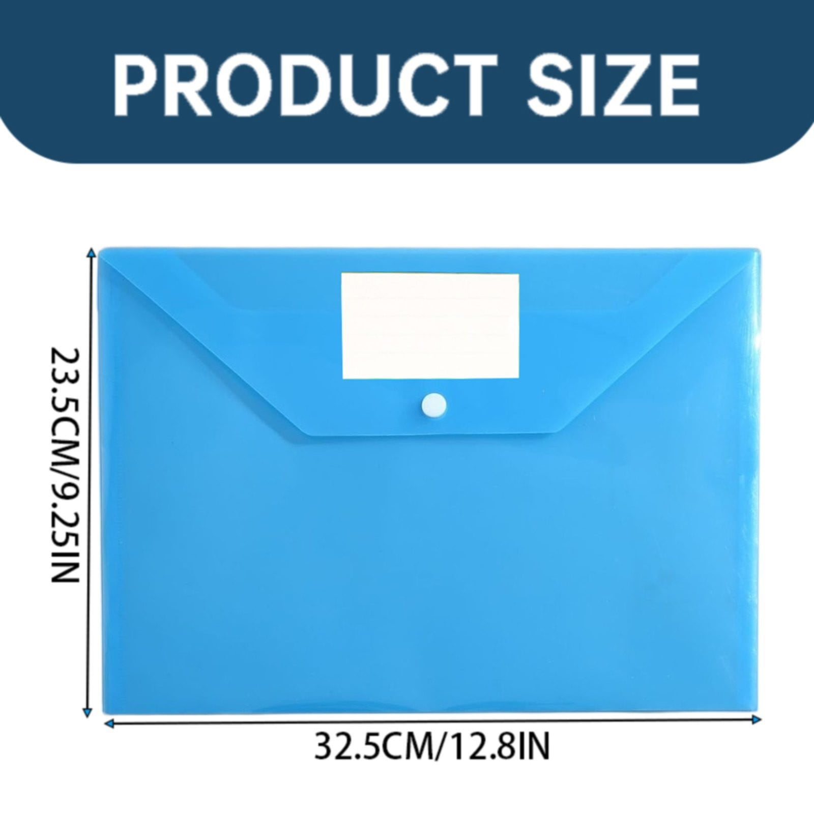 LUDJSKZ poly folder with fastener Transparent File Folders Plastic ...