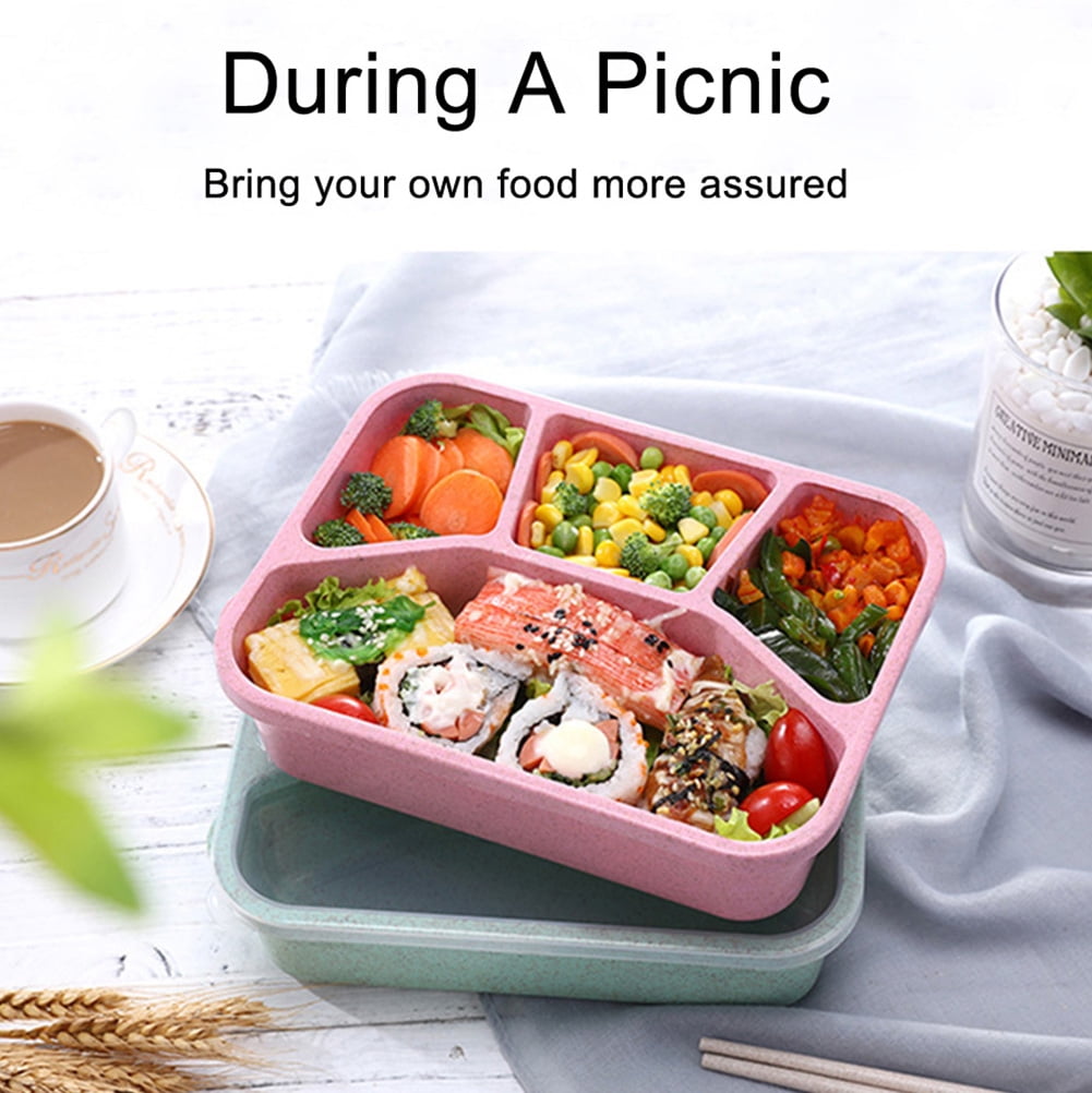 LUDLZ Portable ABS Eco-friendly Bento Box 1000ml - Walmart.com