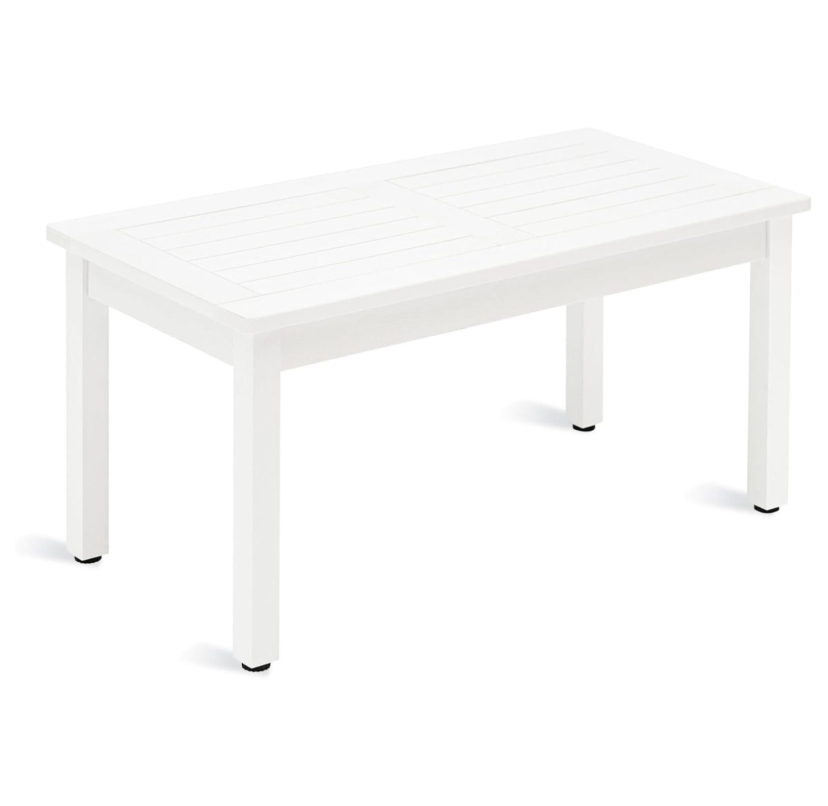 LUE BONA Outdoor Coffee Table Rectangle, Patio Coffee Tables for ...