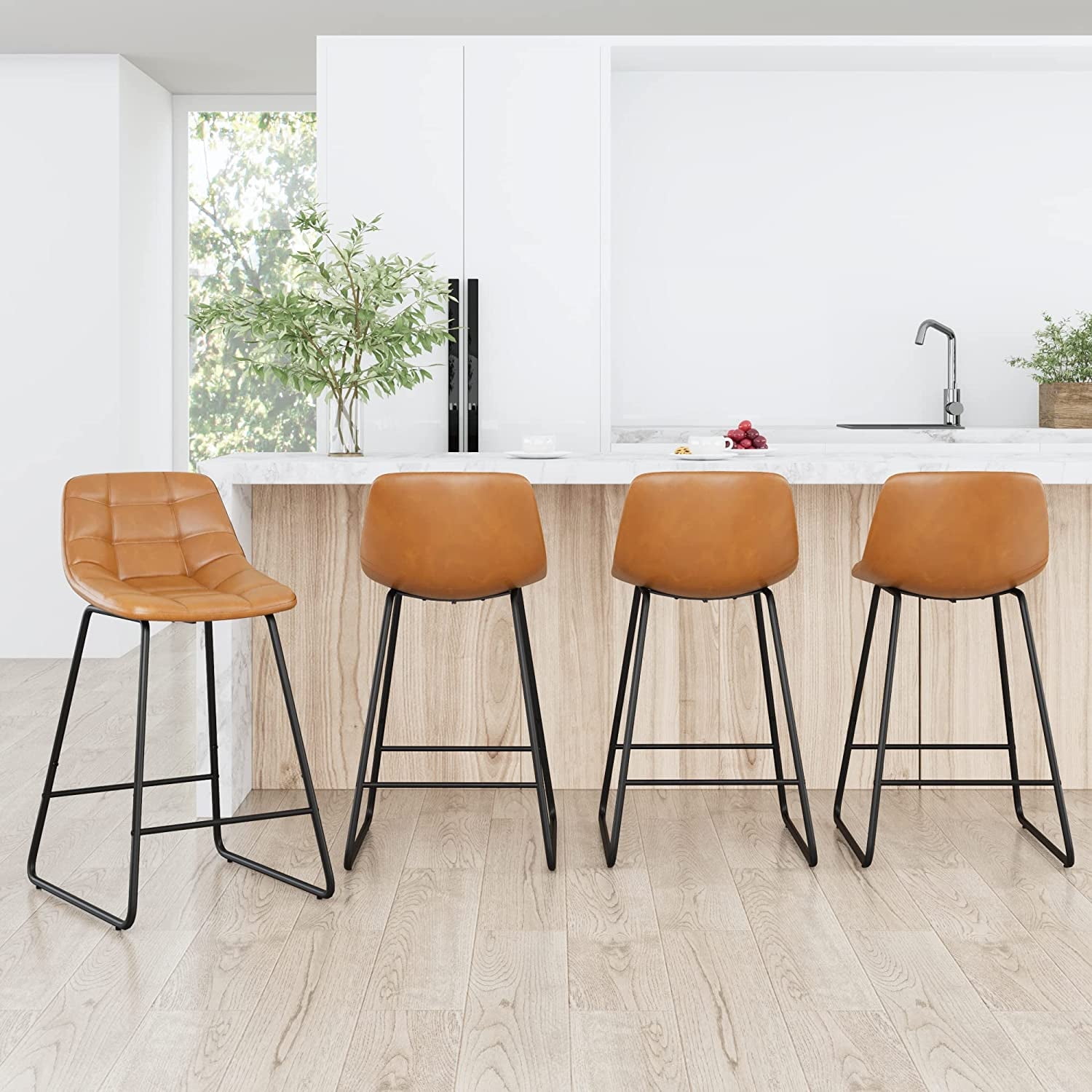 24 inch faux leather bar stools store