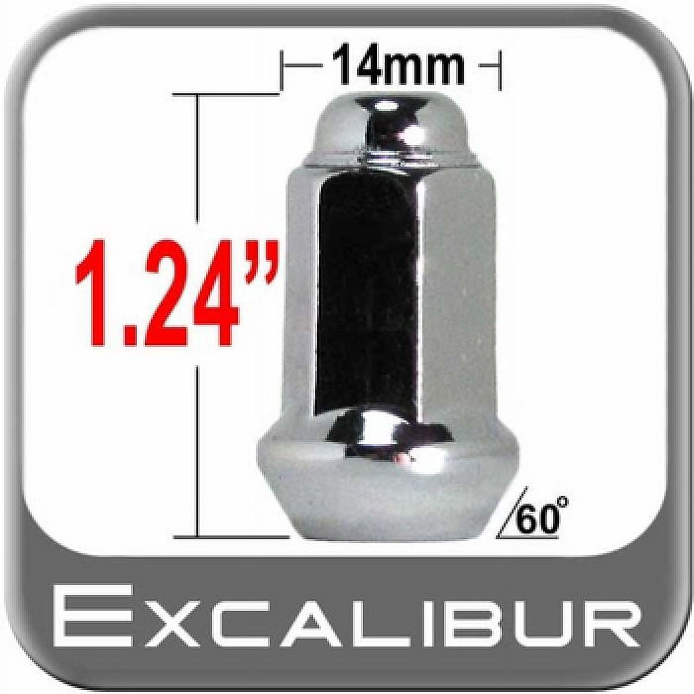 LUG NUT 10MM X 1.25 CHROME CONICAL (TAPERED) - Walmart.com