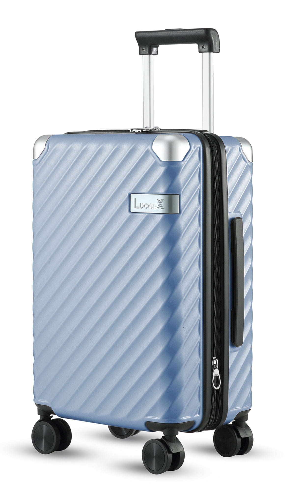 LUGGEX Carry on Luggage, Hardside Expandable Suitcase with TSA Lock ...