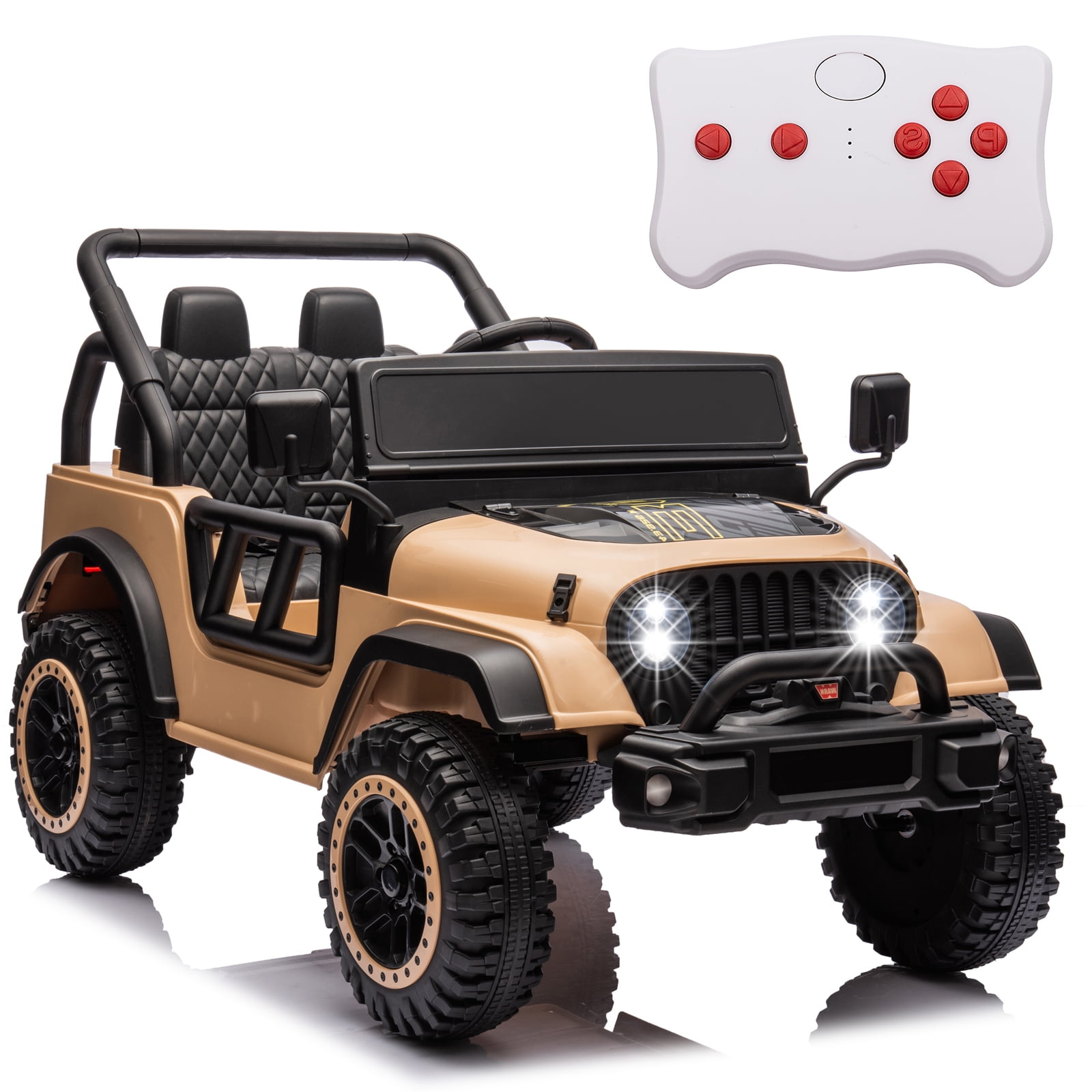 LUIBAS 12 Volt Kids Ride On Car, Battery Powered Ride On Truck Electric ...