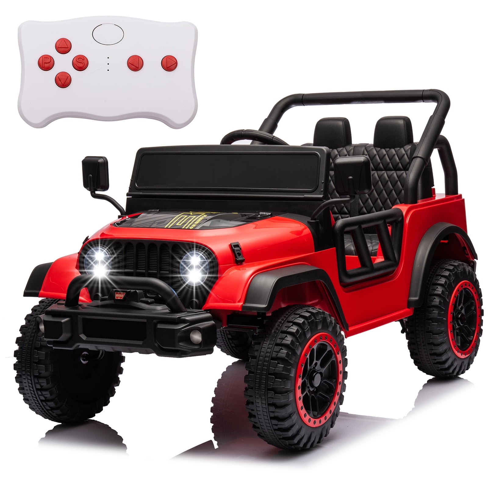 LUIBAS 12 Volt Kids Ride On Car, Battery Powered Ride On Truck Electric ...