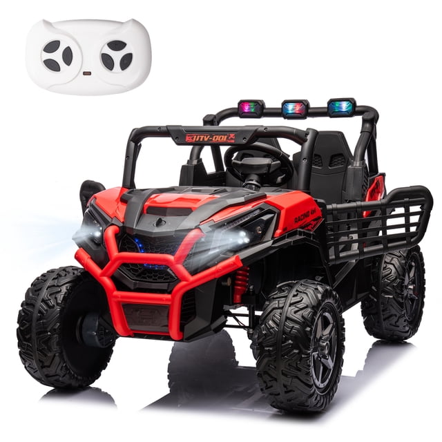 LUIBAS 24V 2-Seater Kids Ride on Toys Car Powered 4-Wheeler Toy with ...