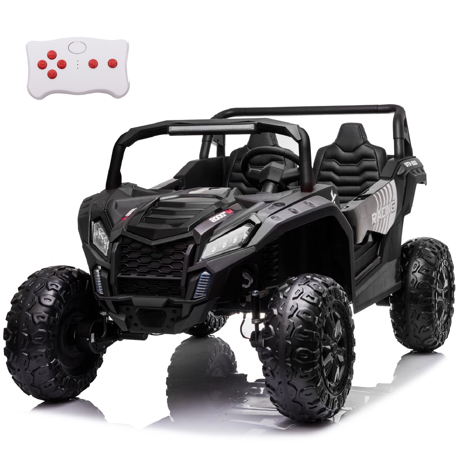 LUIBAS 24V 4WD 2-Seater Battery Powered Ride On Car XXXL Ride On Toys ...