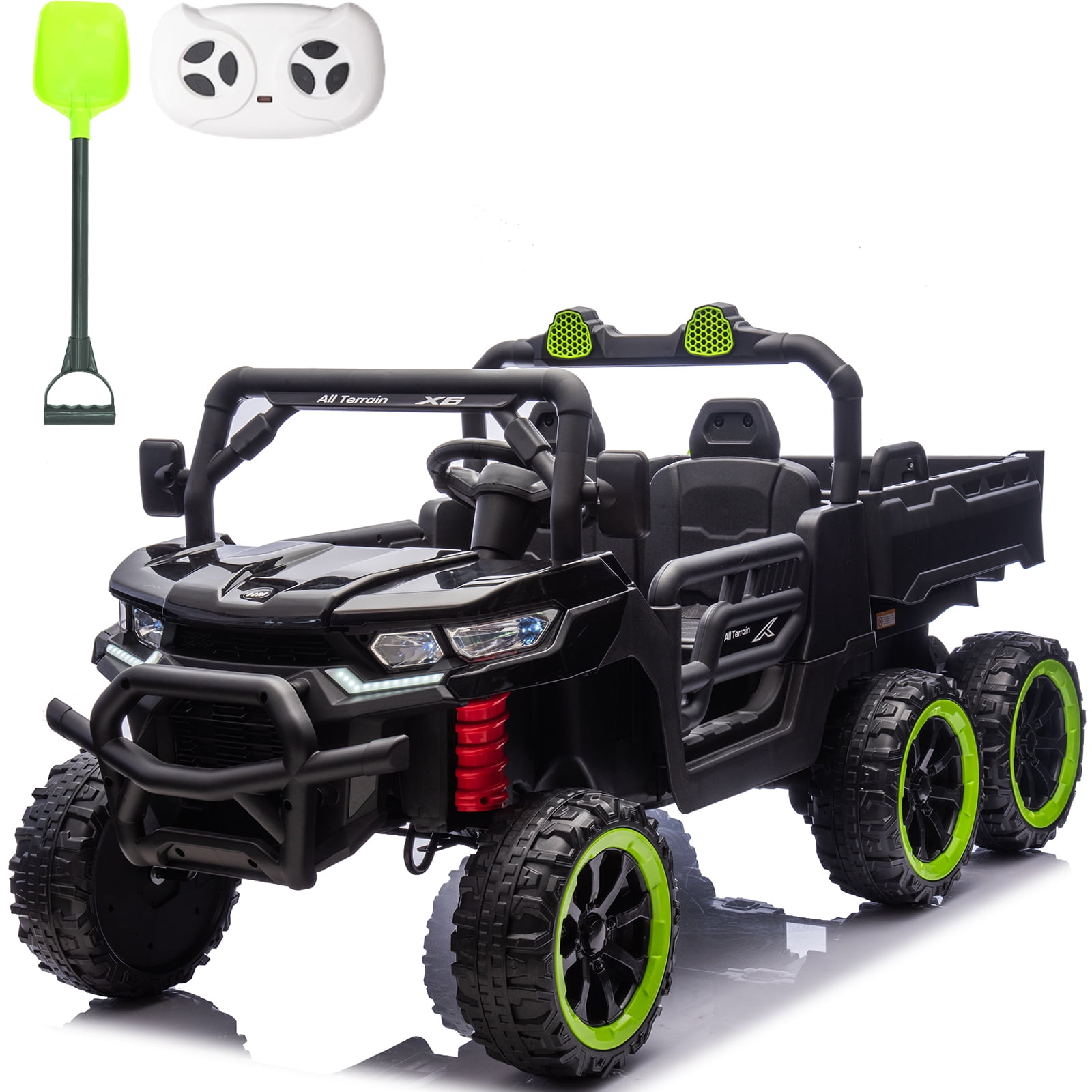 LUIBAS 24V 4WD 2-Seater Kids Ride on Car with Remote Control, Battery ...