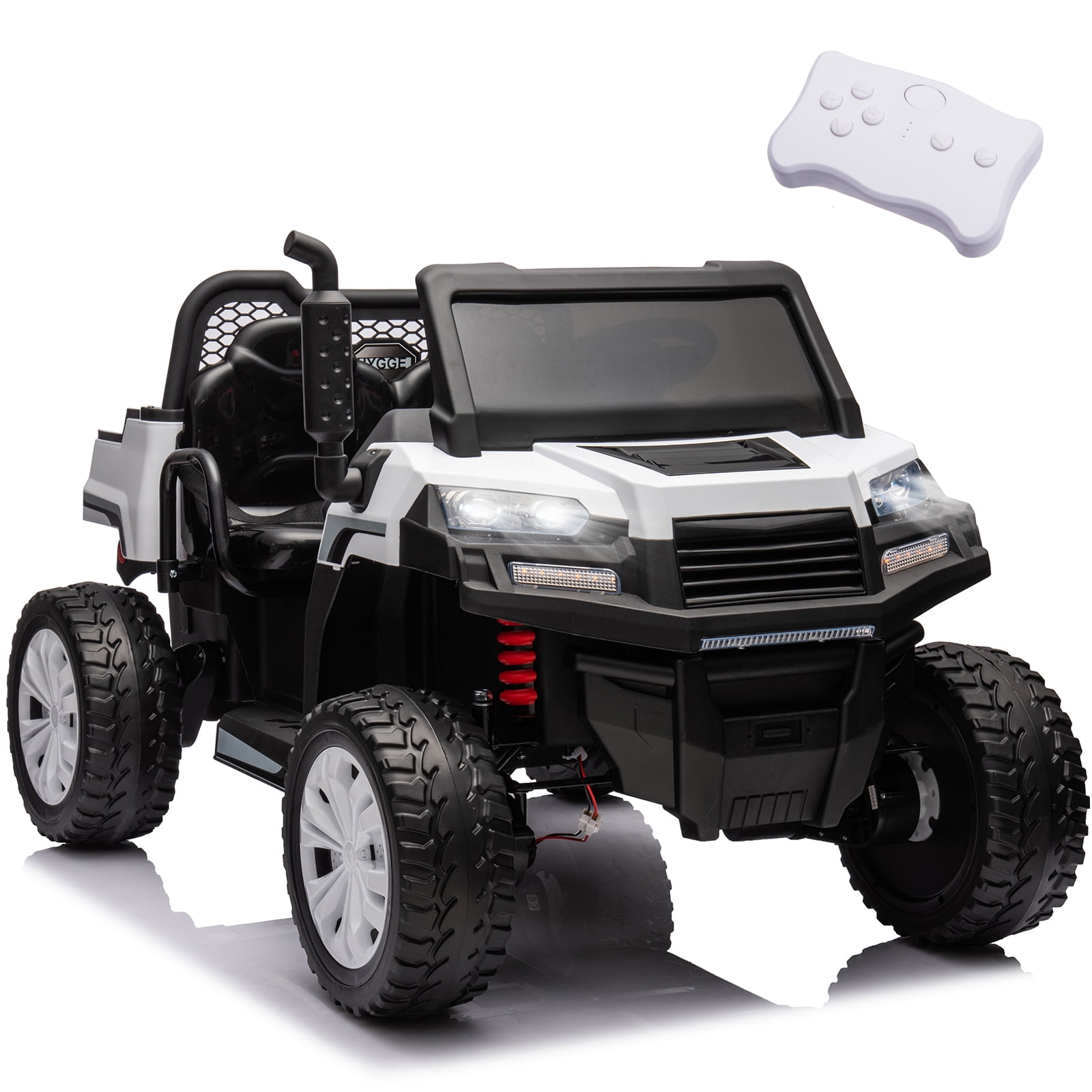 LUIBAS 24V 4WD 2-Seater Kids Ride On Dump Truck for Kids, Ride On Car ...