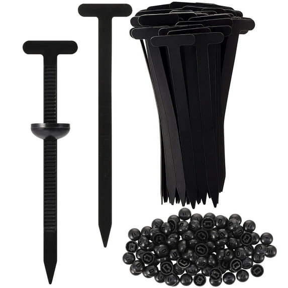 LUIISIS 100Pcs Nylon Universal Cable Tie Buckle, Heavy Duty Self ...